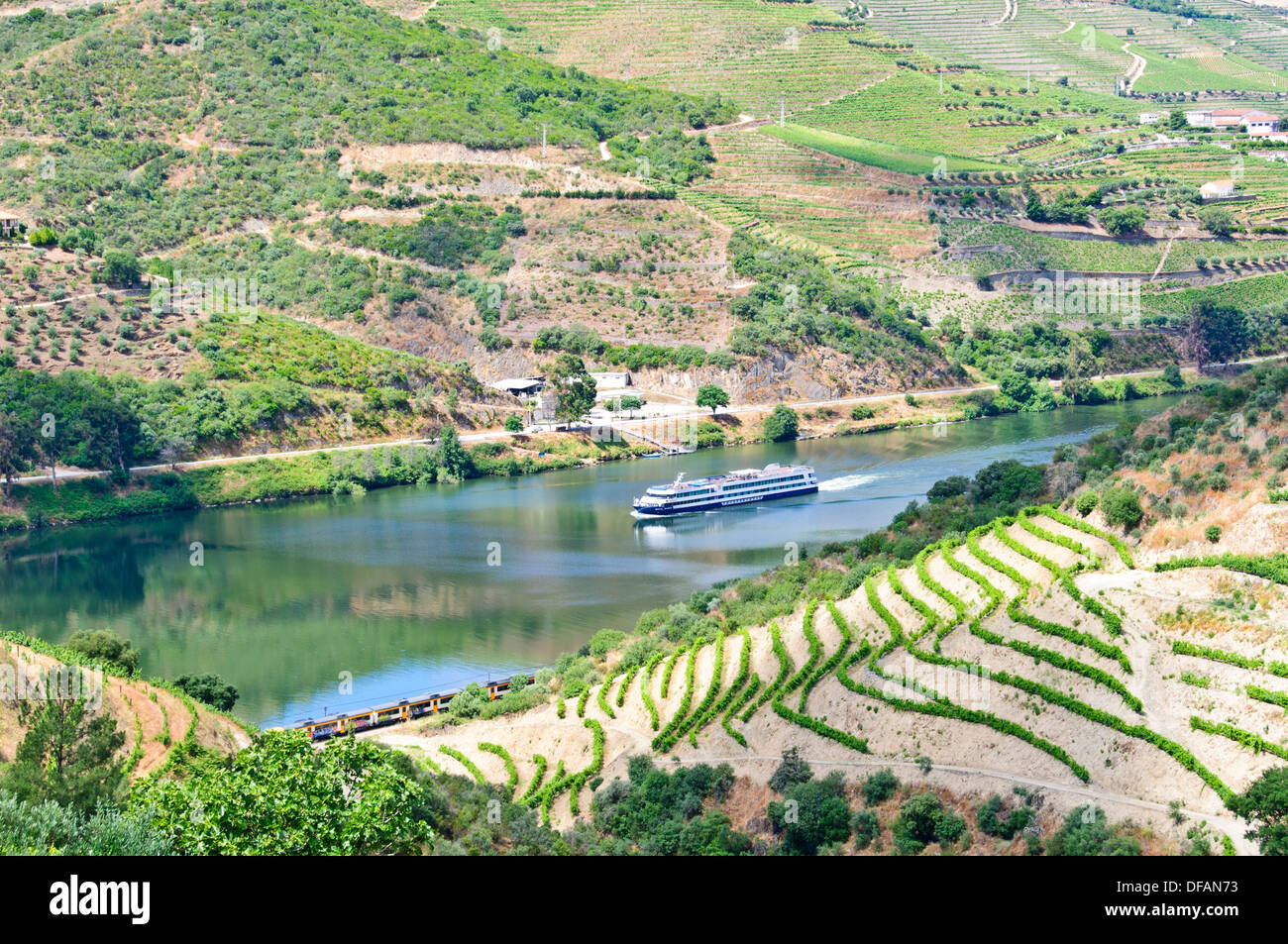 Views of Quinta Nova Vinyards,Estate,River Douro,Vines,Terraces ...