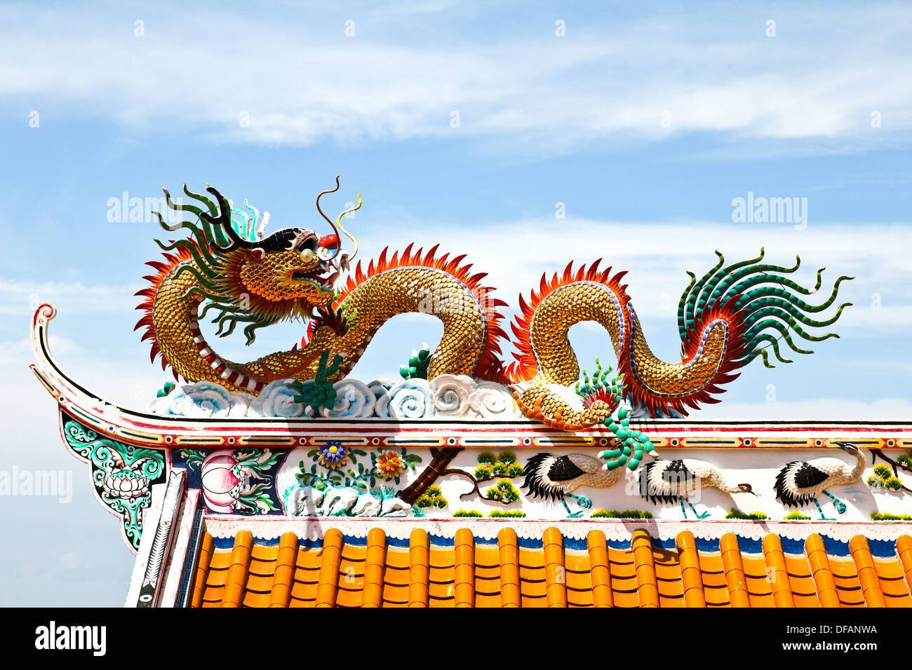 Blue dragon temple hi-res stock photography and images - Alamy