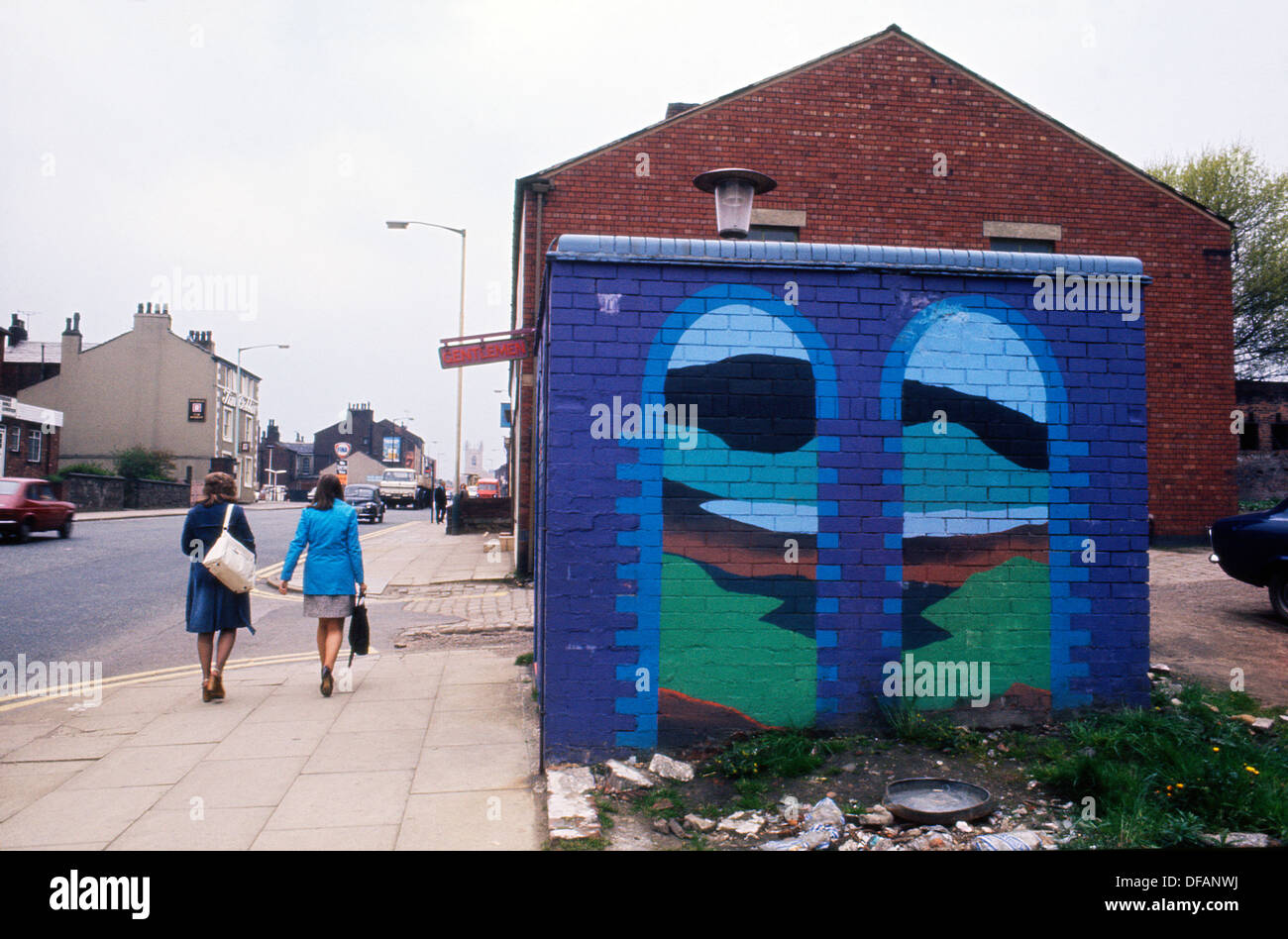 Public toilets brightened up with Walter Kershaw mural Lancashire ...