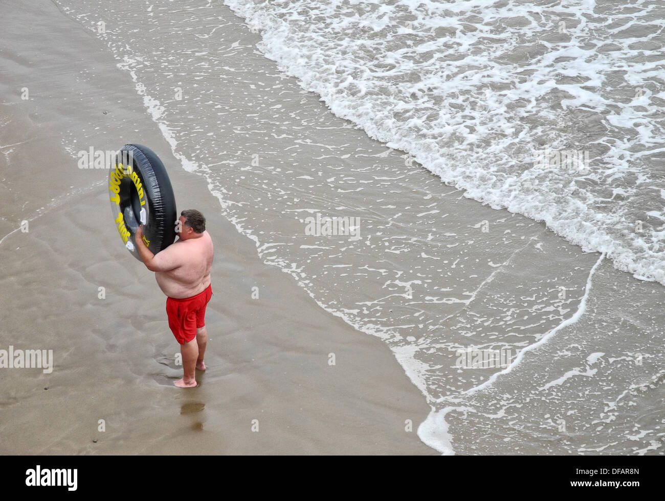 Blowing up inflatable hi-res stock photography and images - Alamy