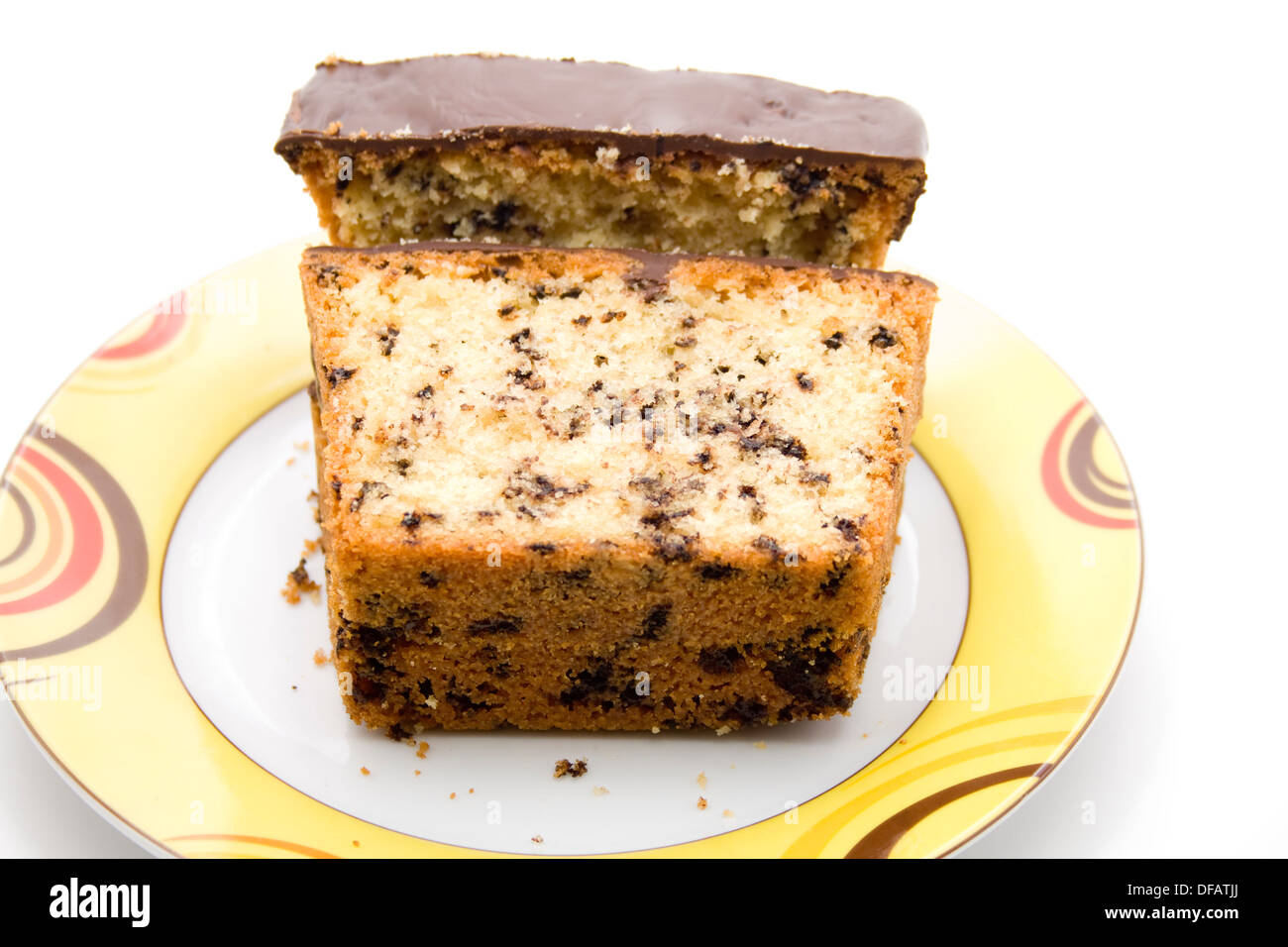 Sand cake with glaze Stock Photo - Alamy