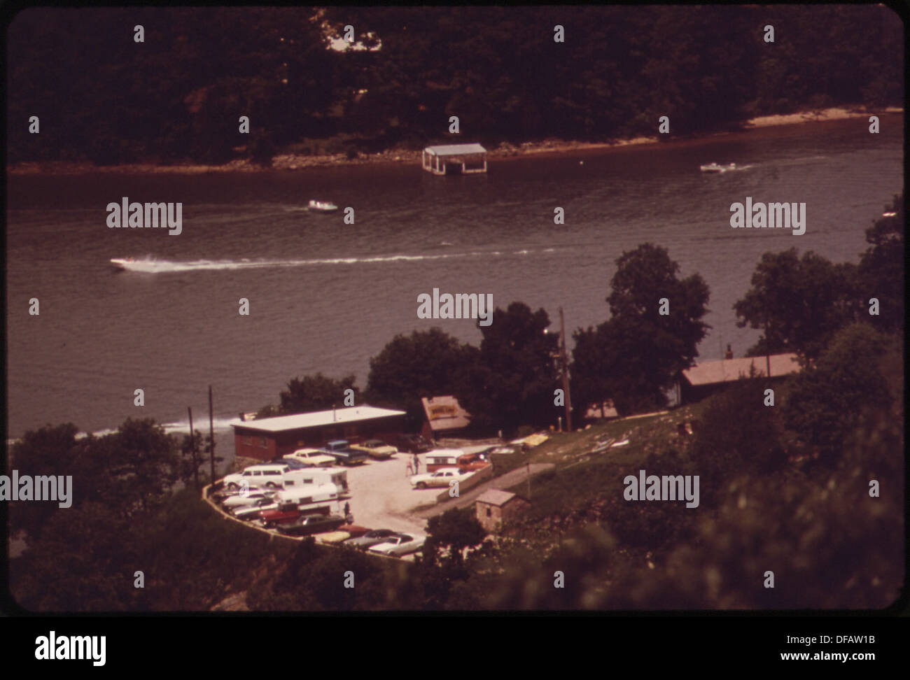 Bridal Cave, located along the Niangua River branch of Lake of the ...