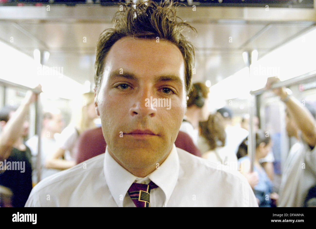 Businessman new york subway hi-res stock photography and images - Alamy