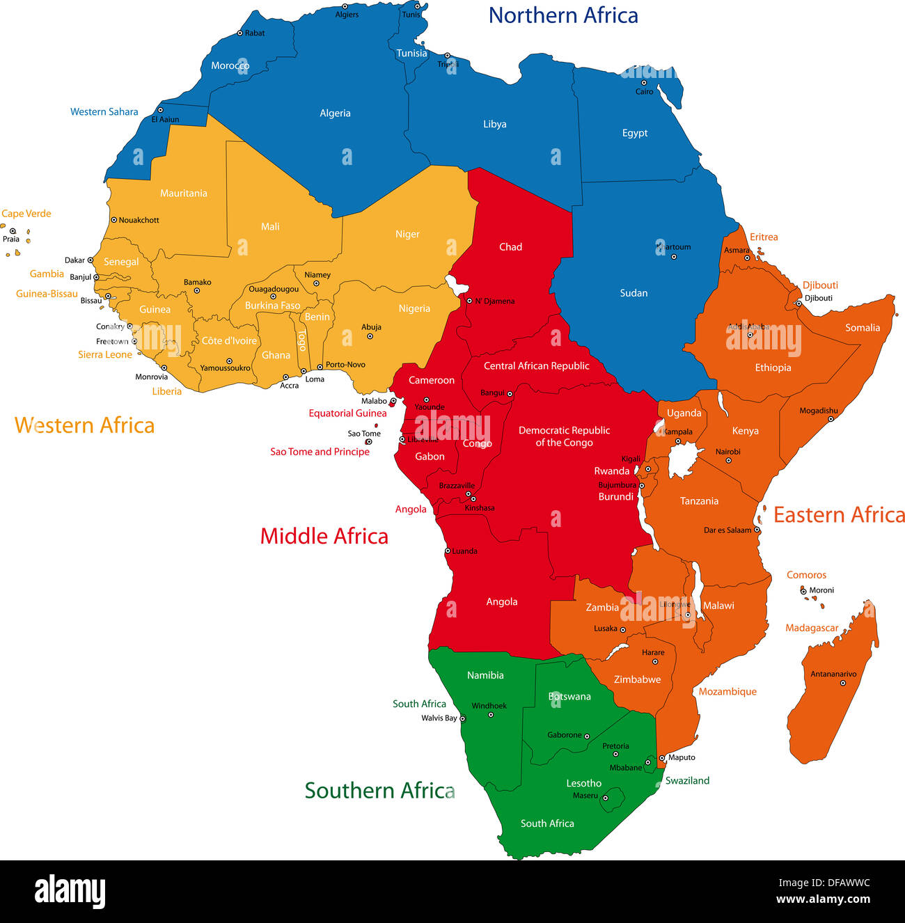 Europe congo madagascar hi-res stock photography and images - Alamy