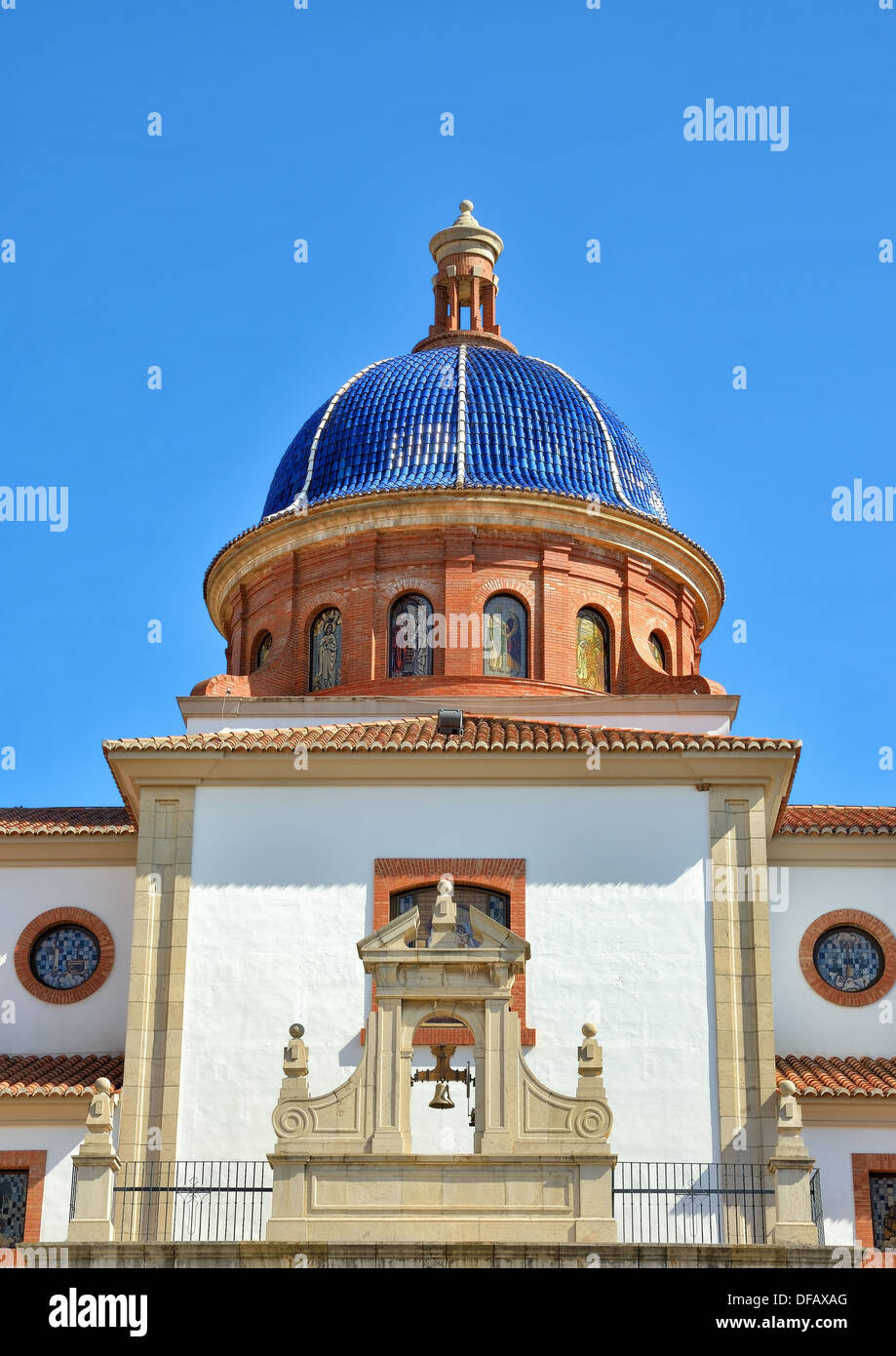 Architectural details of Chapel of Our Lady of Solitude in Nules ...