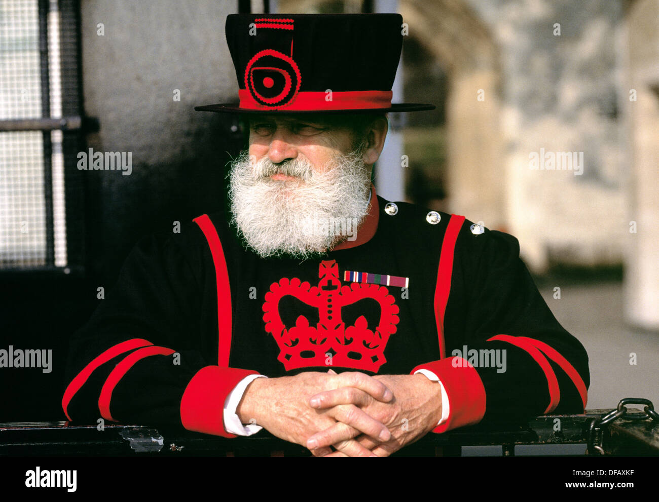 Beefeater beard hi-res stock photography and images - Alamy