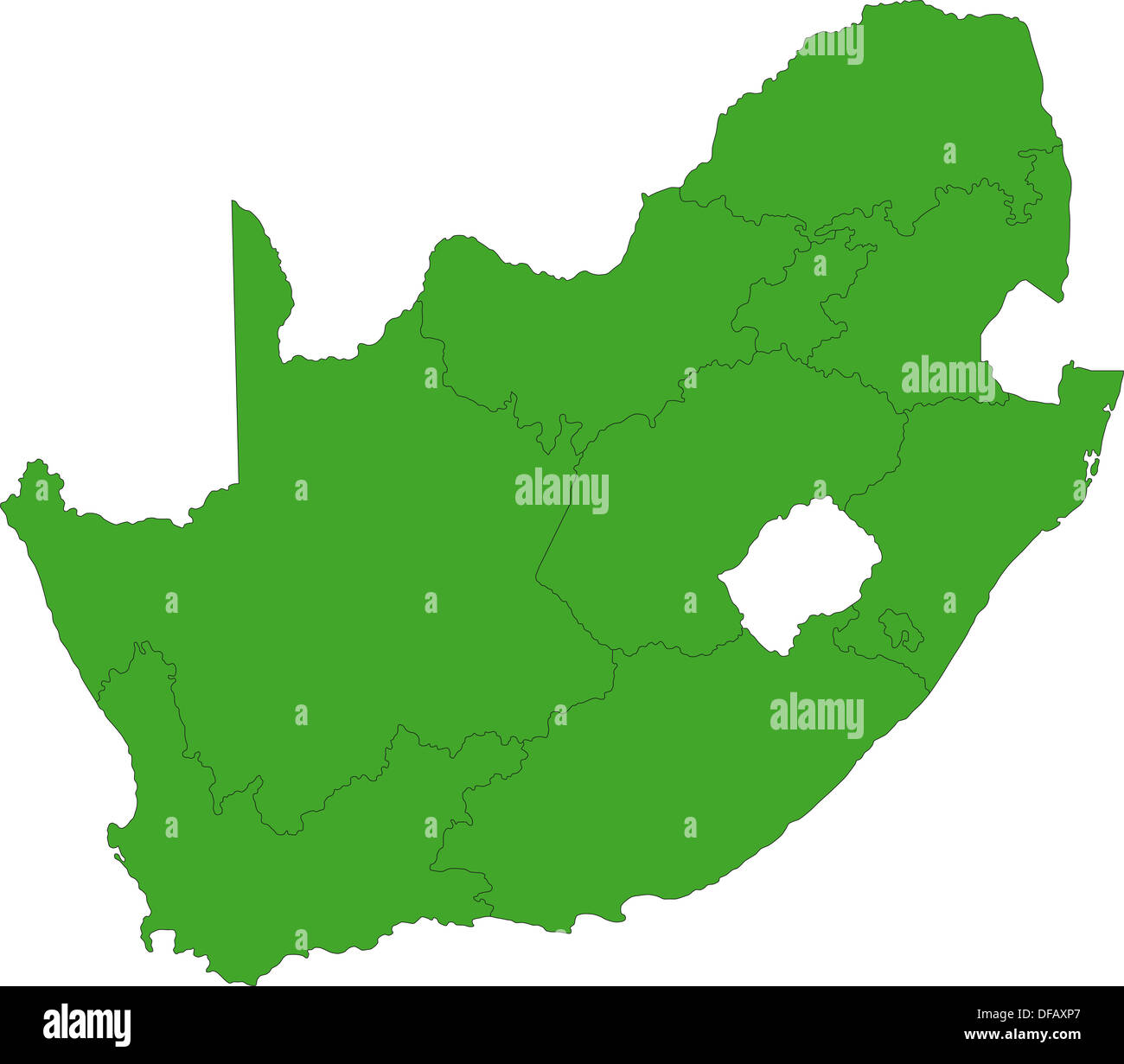 South Africa map Stock Photo - Alamy