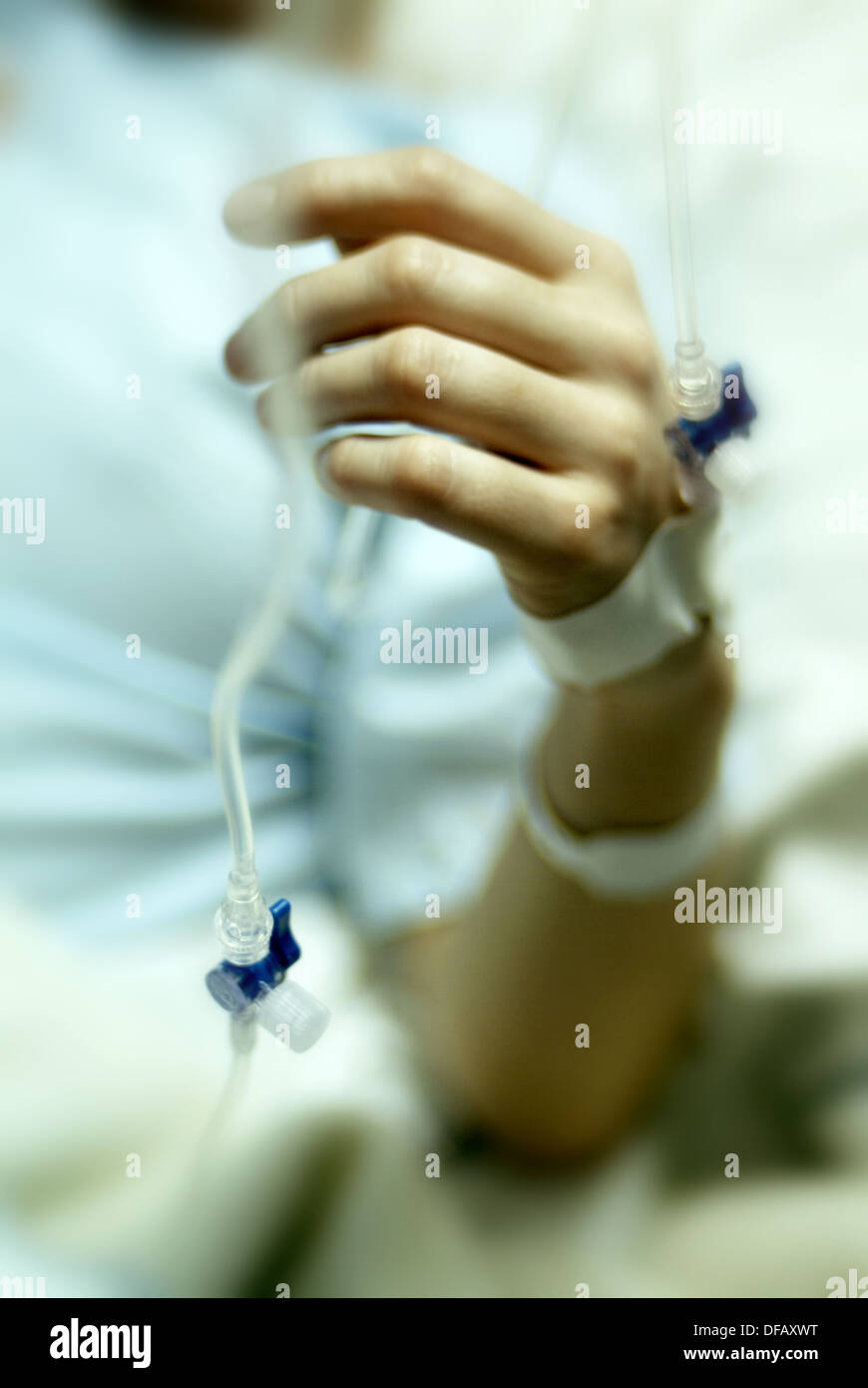 Iv Drip In Arm High Resolution Stock Photography and Images - Alamy