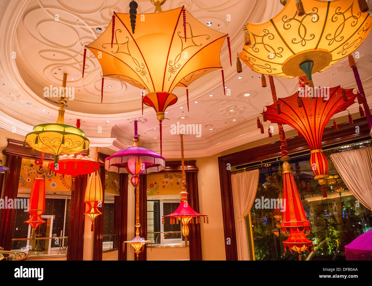 The the interior of Wynn Hotel and in Las Vegas Stock Photo - Alamy