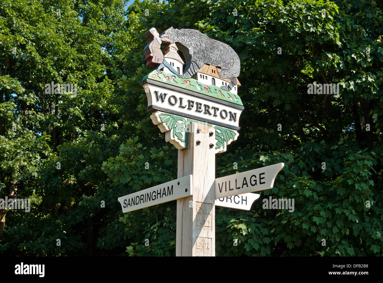 Carved wooden sign hi-res stock photography and images - Alamy