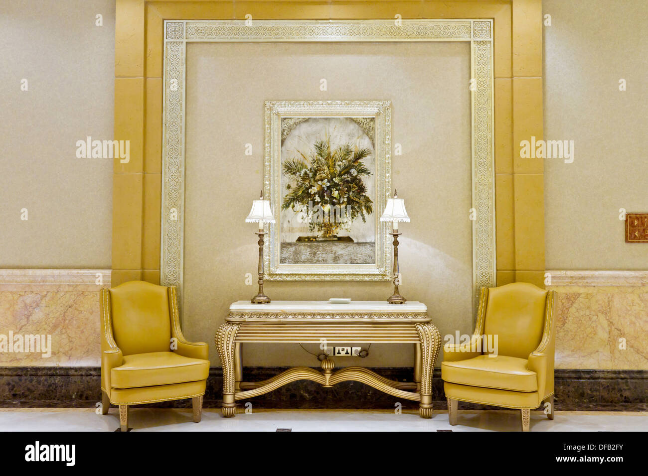 Furniture in emirates palace hi-res stock photography and images - Alamy