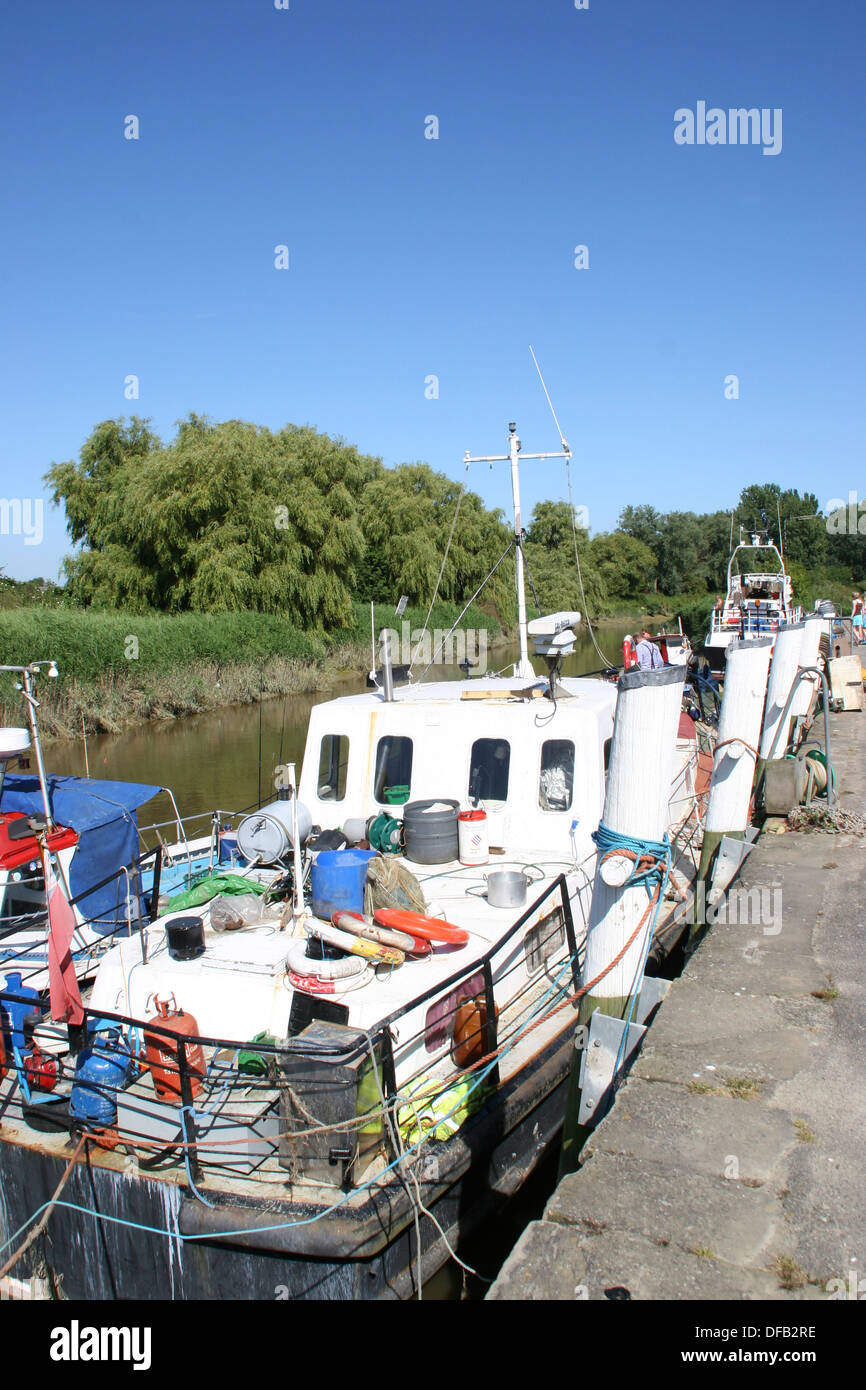 Town Quay Sandwich Kent England UK Stock Photo - Alamy