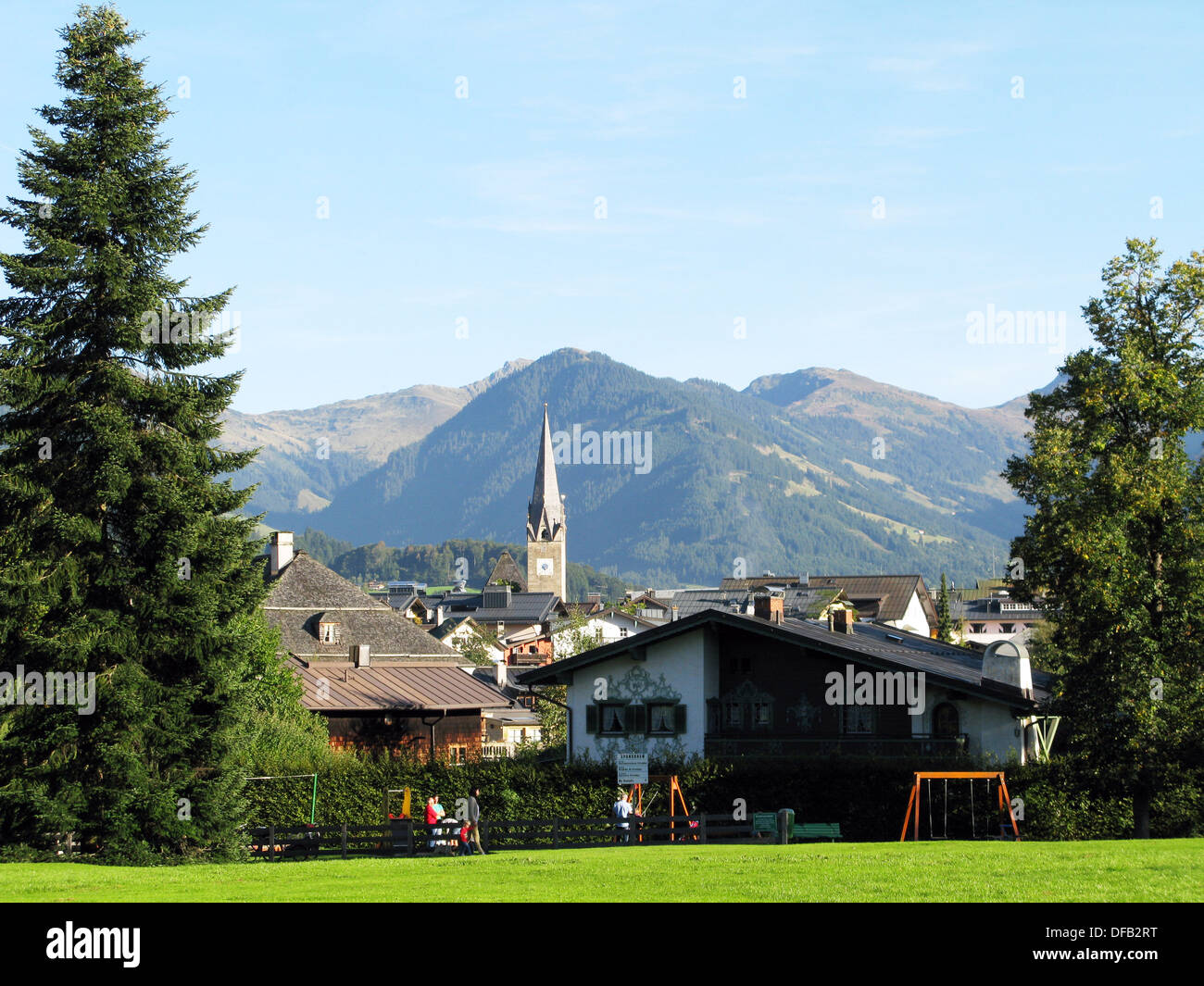 Kitzbuhel summer town hi-res stock photography and images - Alamy