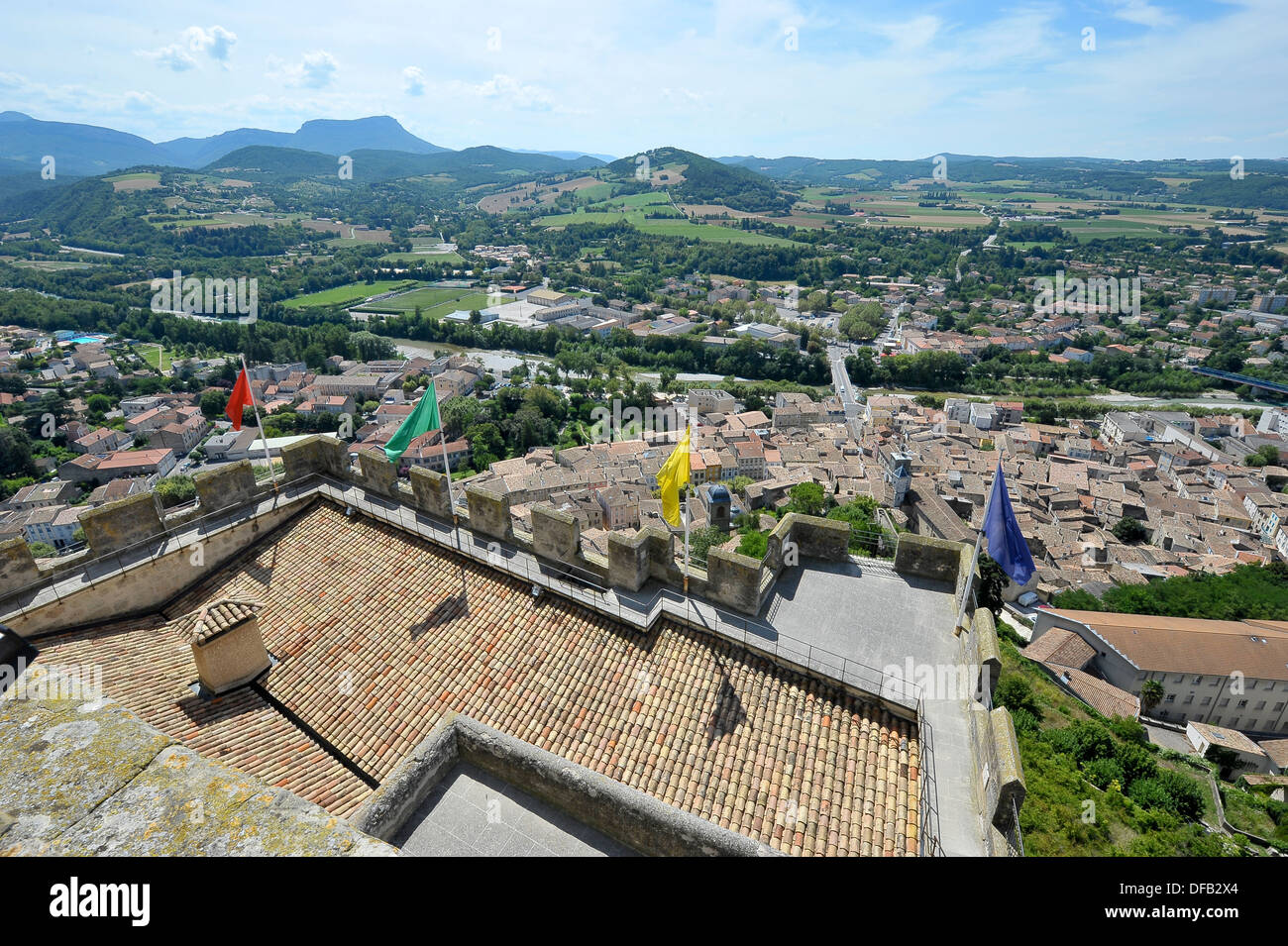 View Over The Drome France Stock Photo - Alamy