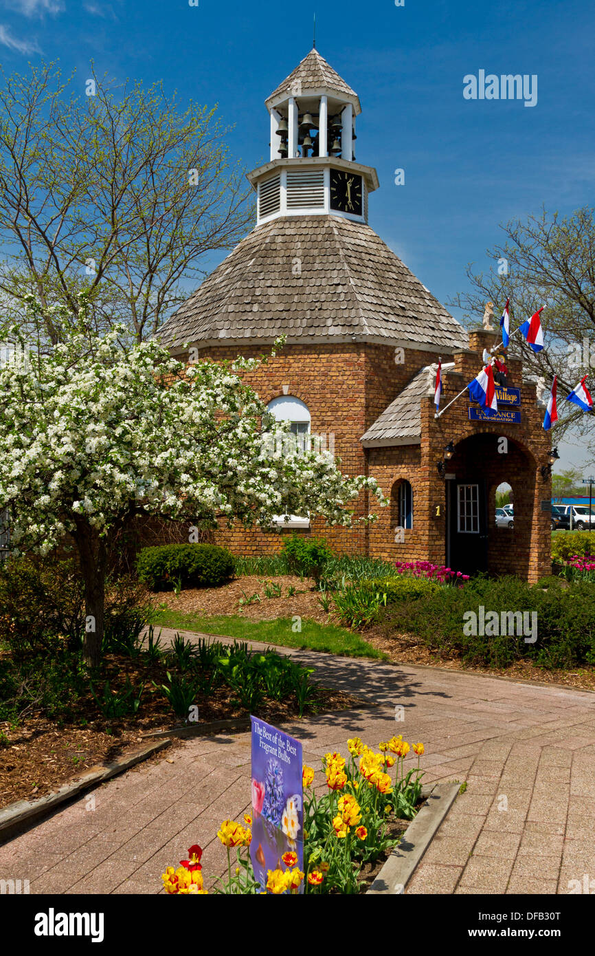 Architecture and shops of the Dutch Village tourist attraction in ...