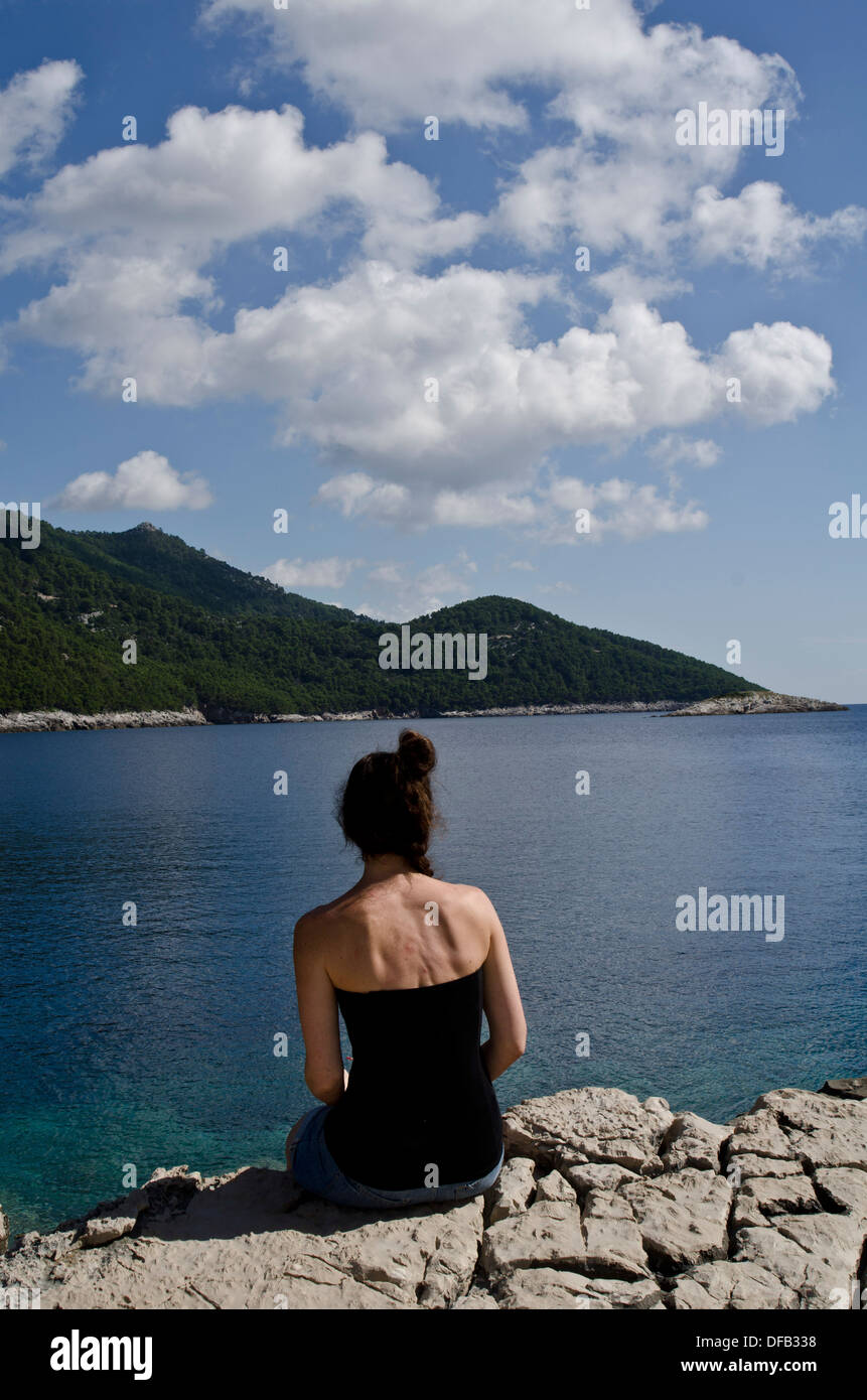 in and around Mljet and National Park , Croatia Stock Photo - Alamy