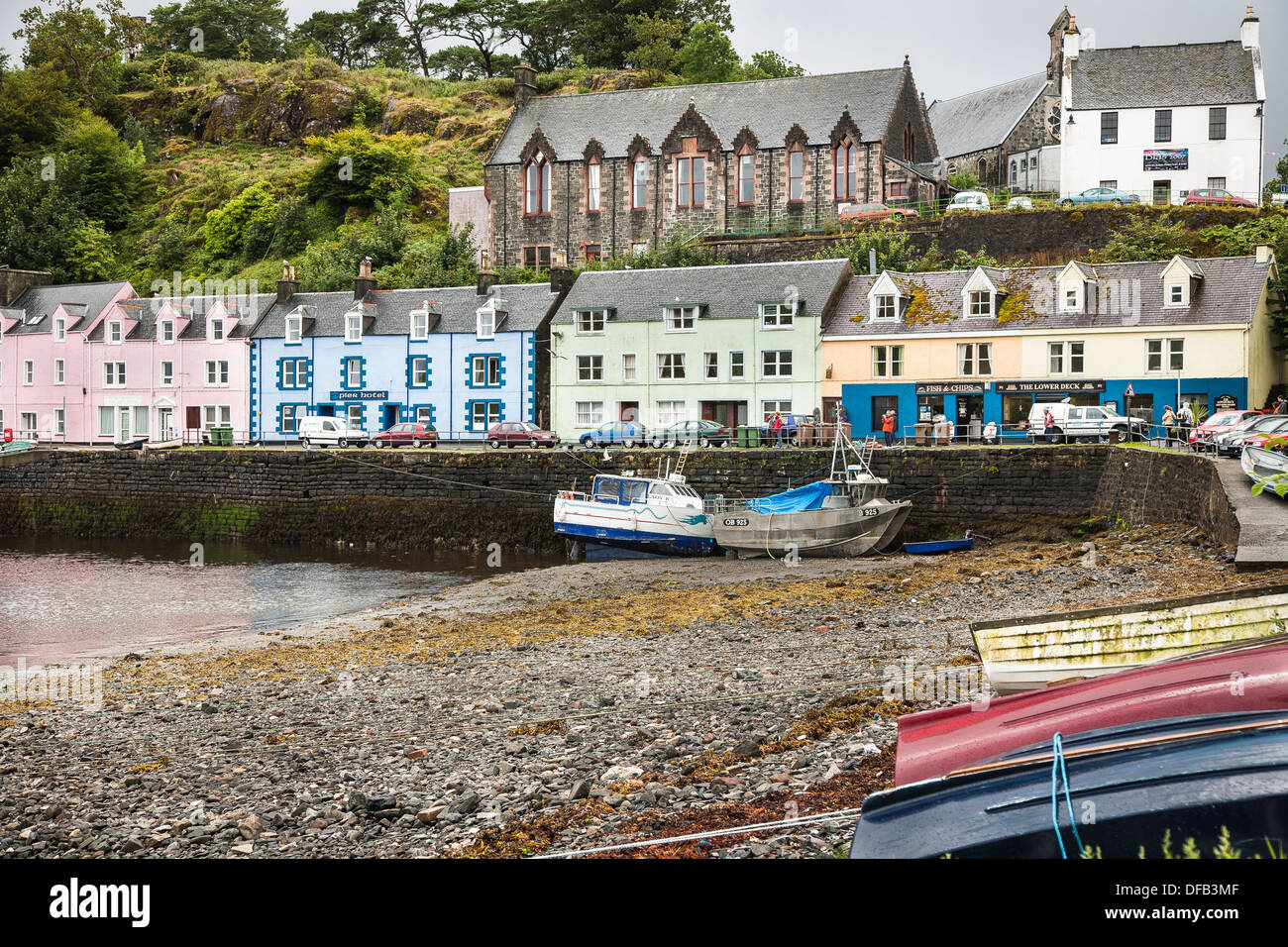 Portree harbour on the Isle of Skye in Scotland Stock Photo - Alamy