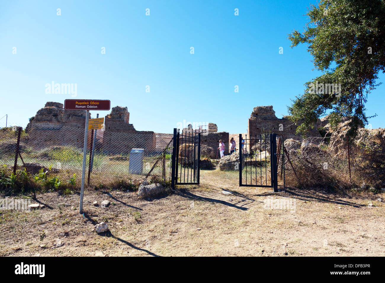 The amphitheatre and entrance gate hi-res stock photography and images ...