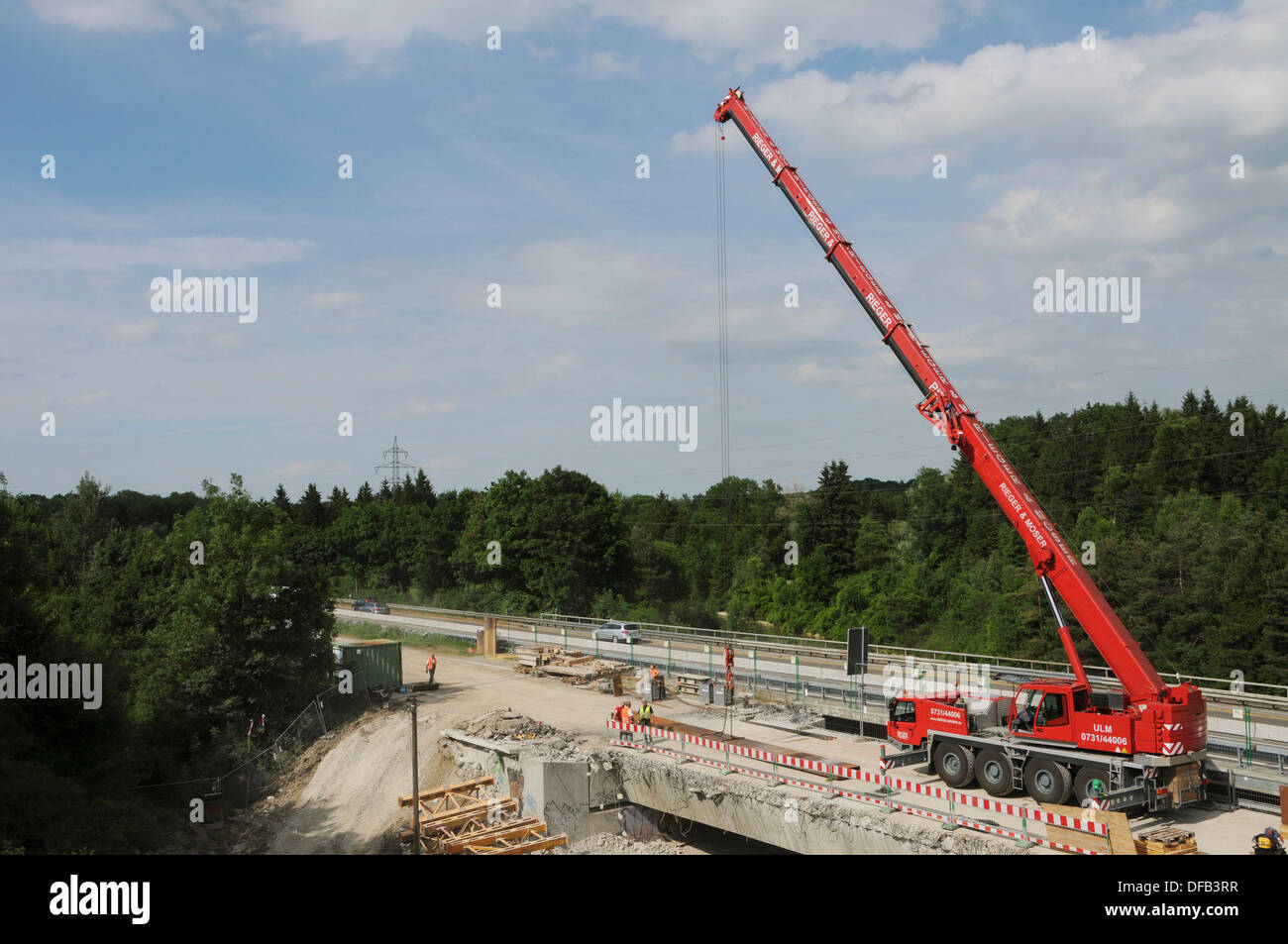 Demolition Highway Crane High Resolution Stock Photography and Images ...