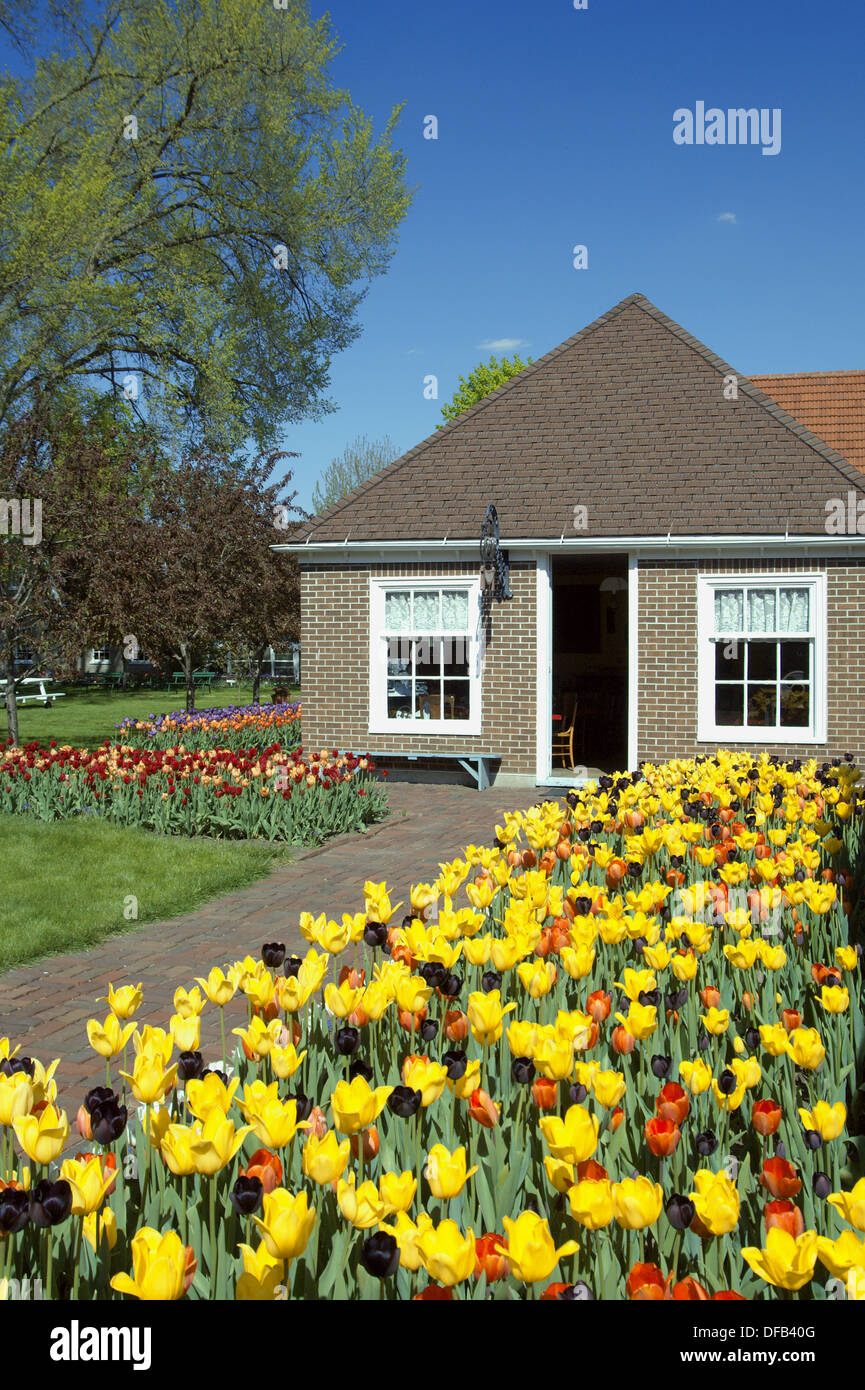 Dutch Architecture In Pella Historical High Resolution Stock ...