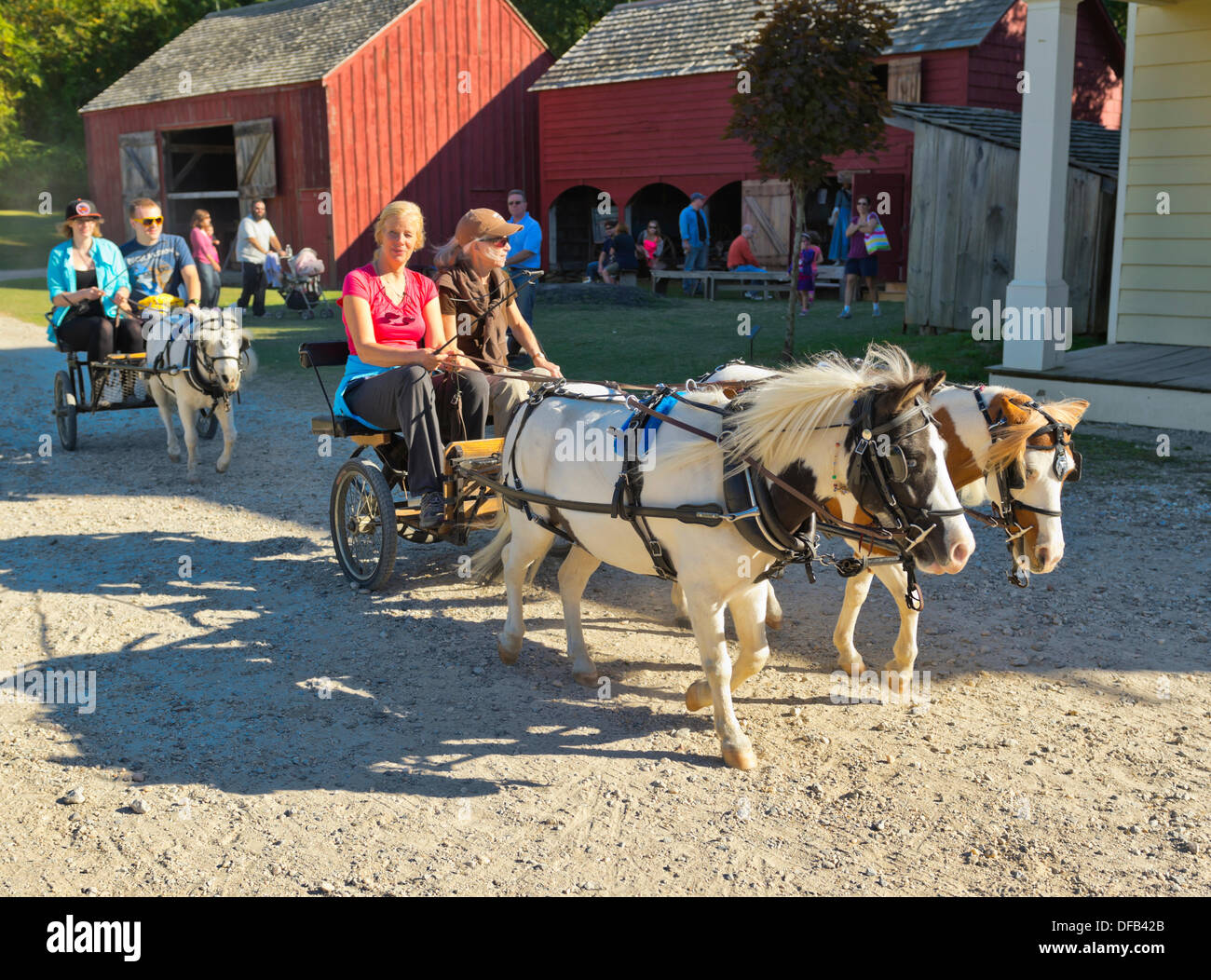 Woman rides pony hi-res stock photography and images - Alamy