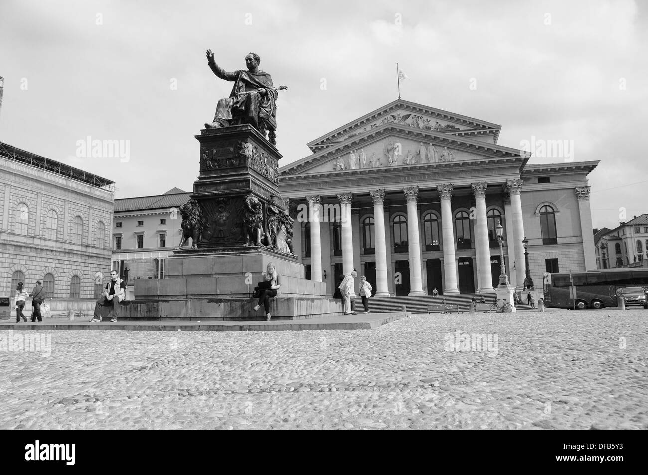 Bavarian Stateopera in Munich Stock Photo - Alamy