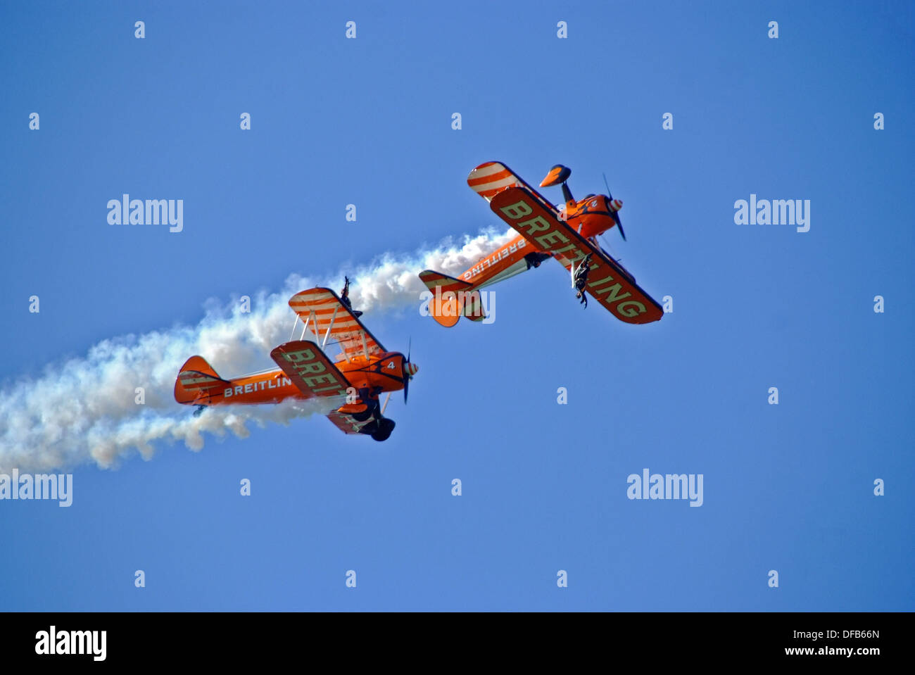 Wing walking female hi-res stock photography and images - Alamy