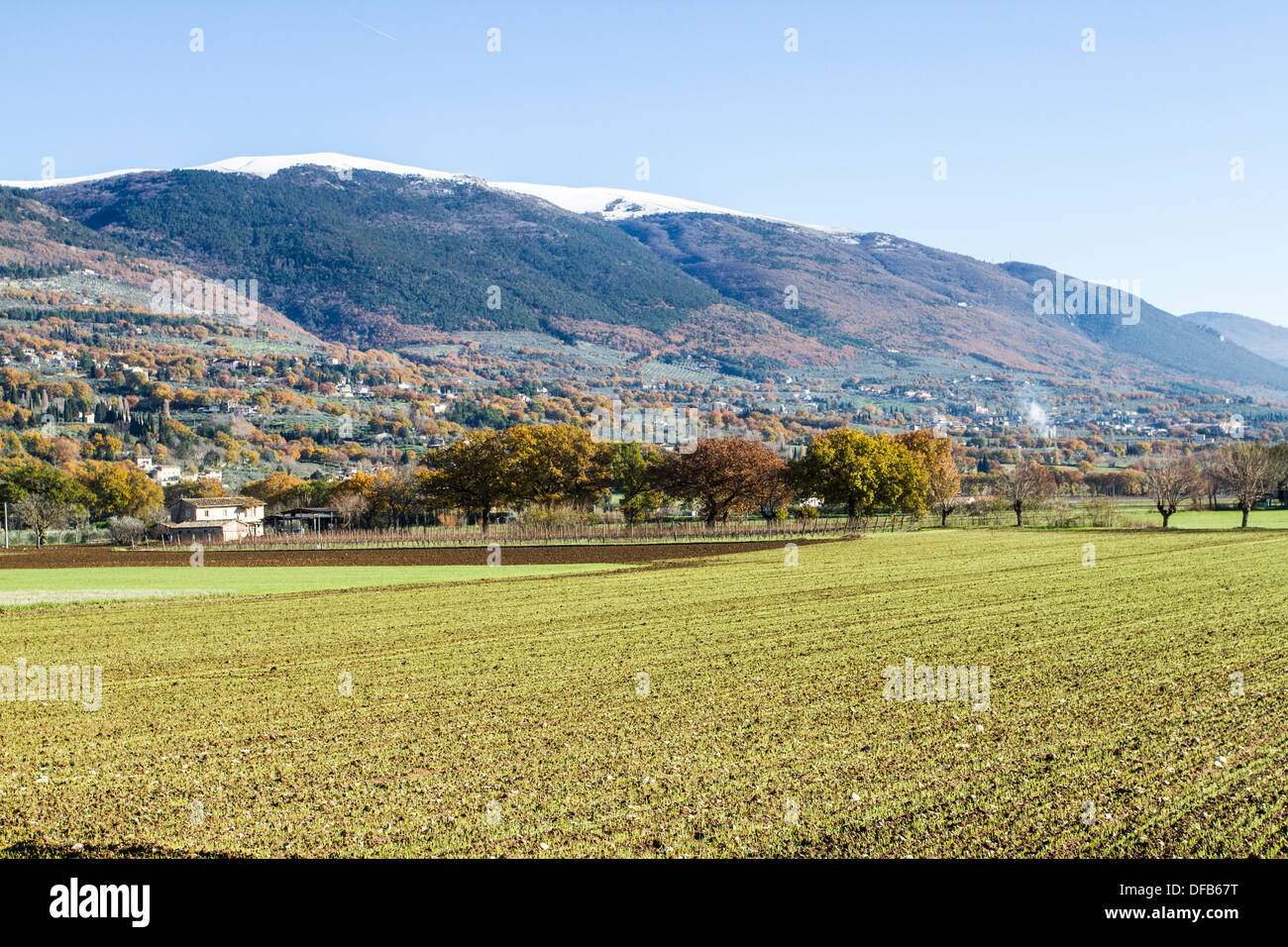 Monte Subasio (Mount Subasio). Assisi, Province of Perugia, Italy Stock ...