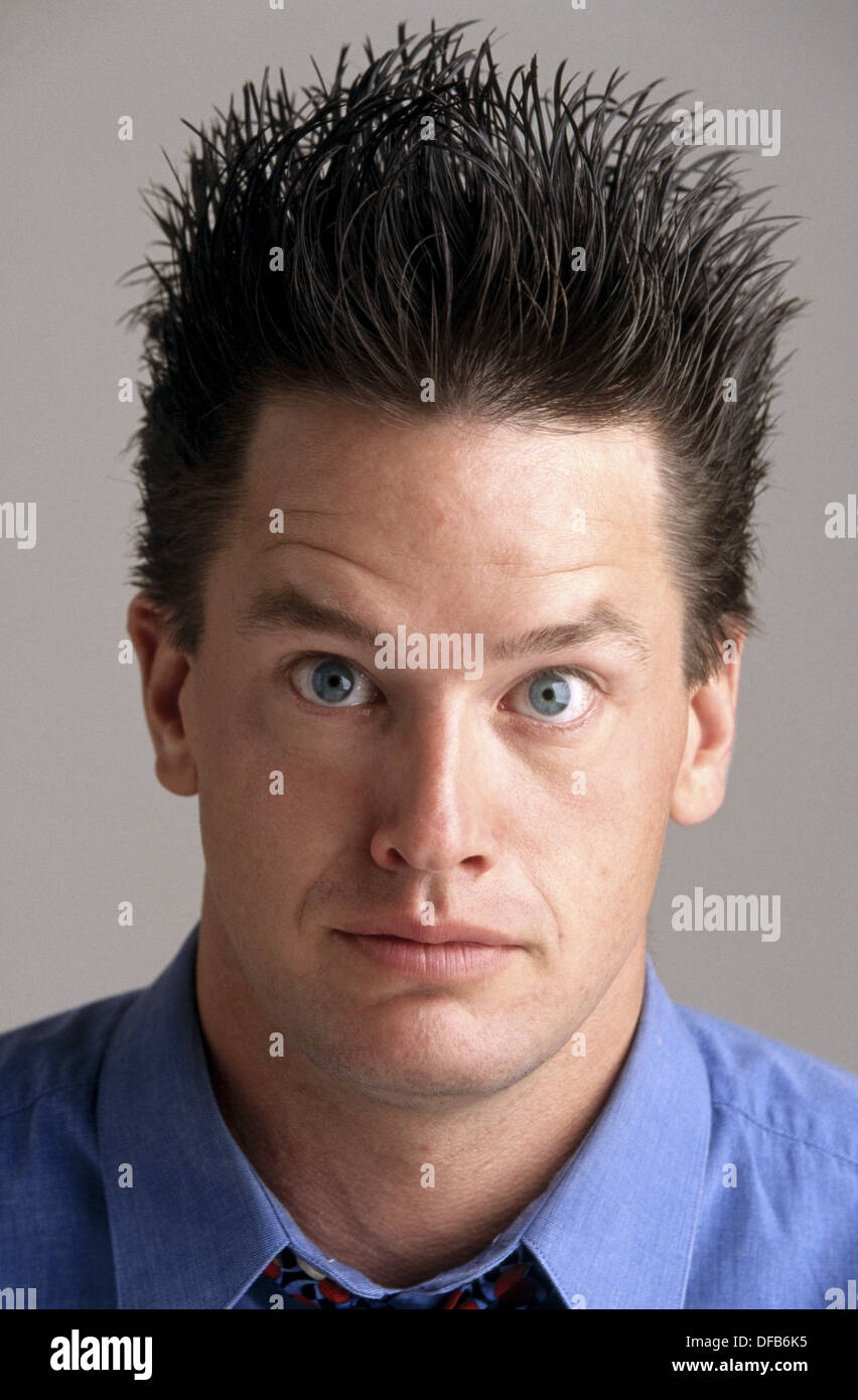 Freaked out man hi-res stock photography and images - Alamy