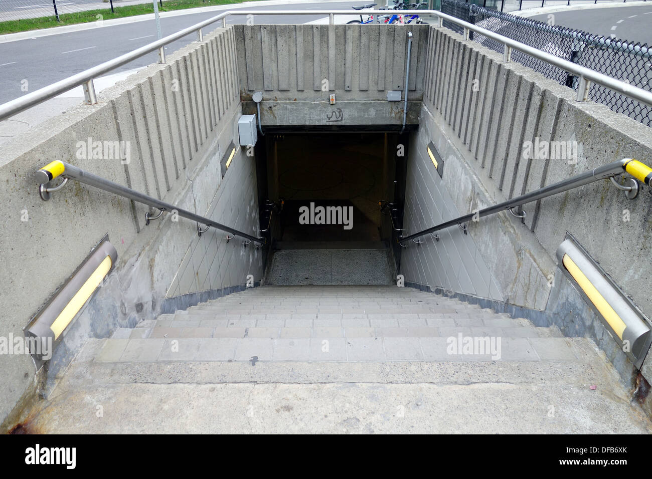 Subway station entrance in Toronto, Canada Stock Photo - Alamy