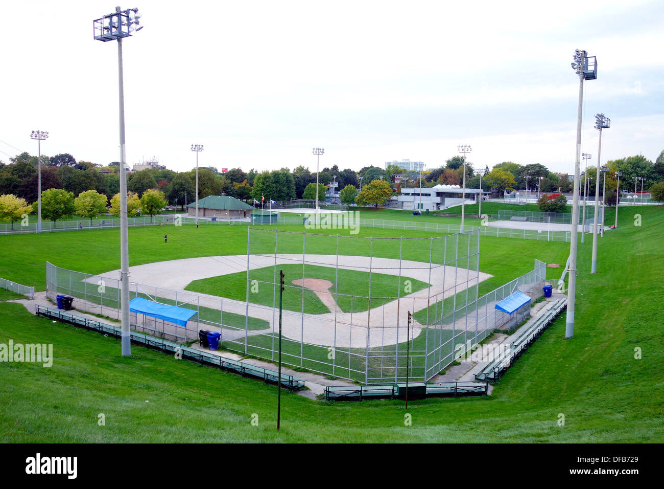 Christie Pits park and baseball diamond in Toronto, Canada Stock Photo ...