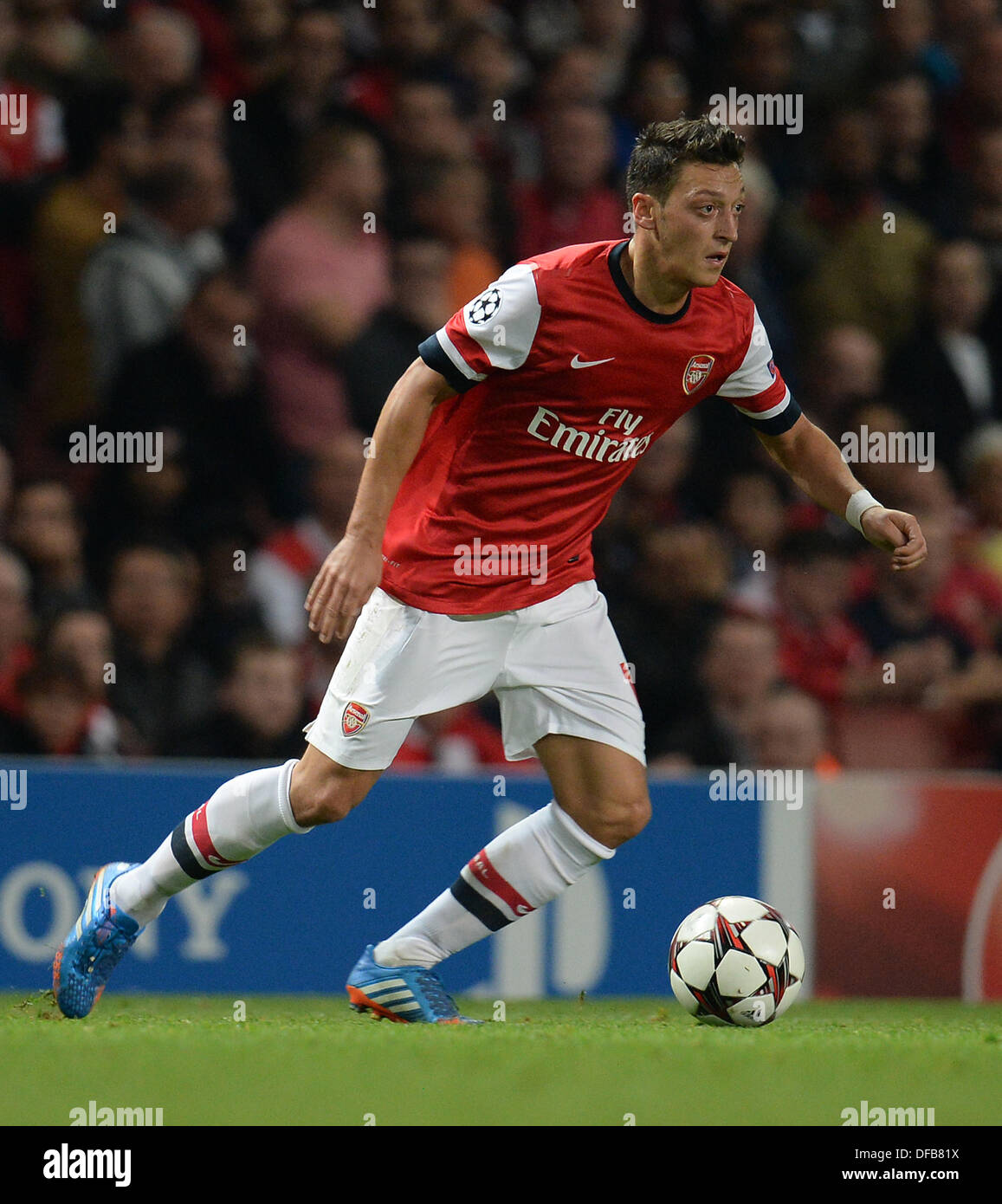 London, UK. 01st Oct, 2013. Arsenal's midfielder Mesut Ozil from ...