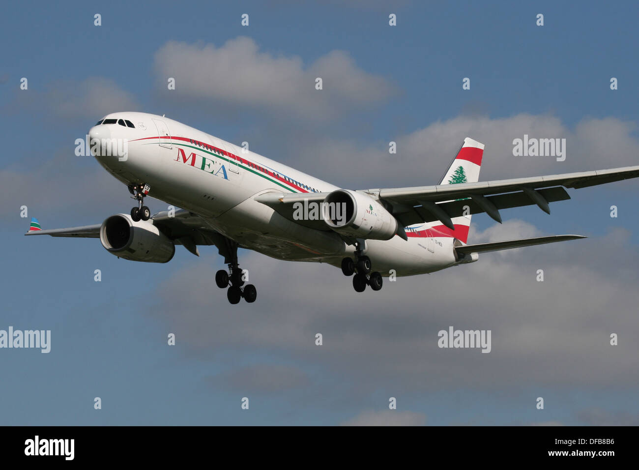 MEA MIDDLE EAST AIRLINES AIRBUS A330 Stock Photo - Alamy