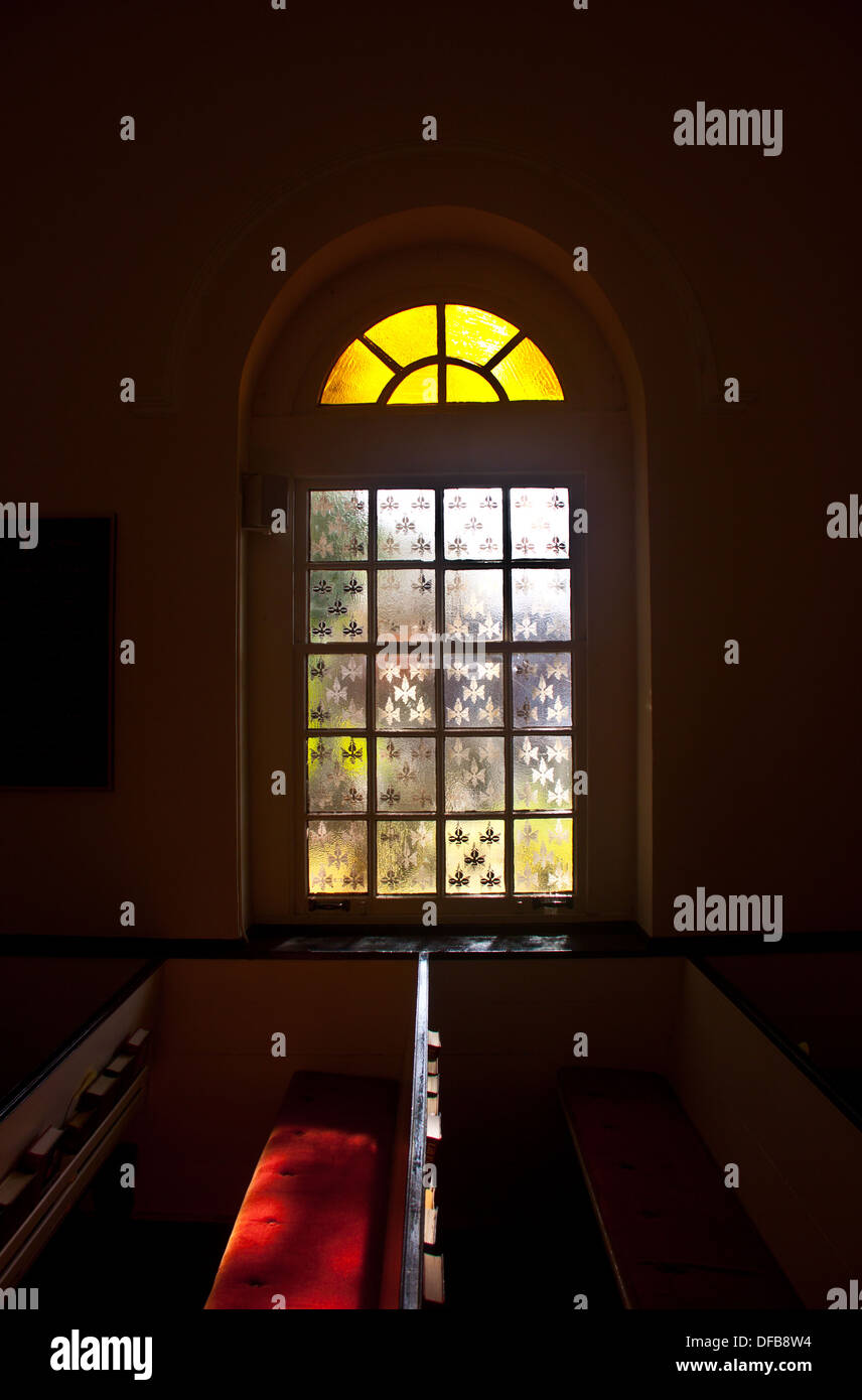 Old Philadelphia church window Stock Photo - Alamy
