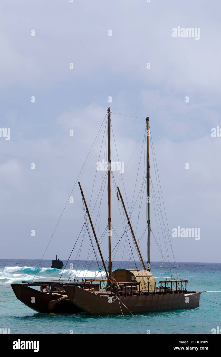 Polynesian Canoe Double Hulled High Resolution Stock Photography and ...