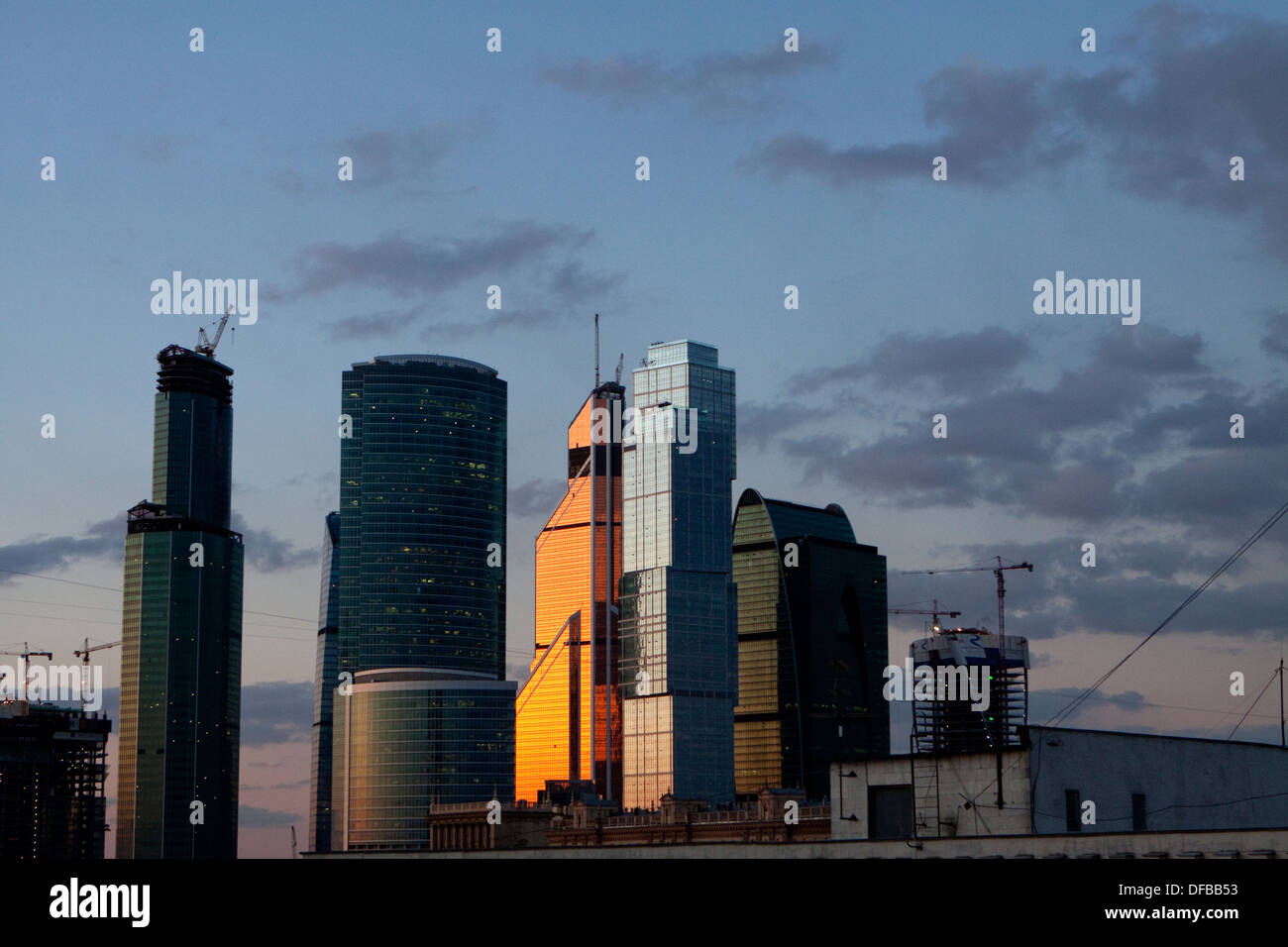 Moscow city skyscrapers hi-res stock photography and images - Alamy