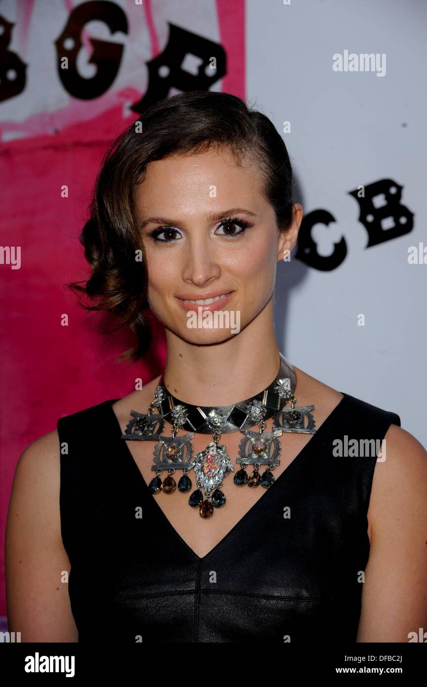 Los Angeles, CA. 1st Oct, 2013. Katherine DuBois at arrivals for CBGB ...