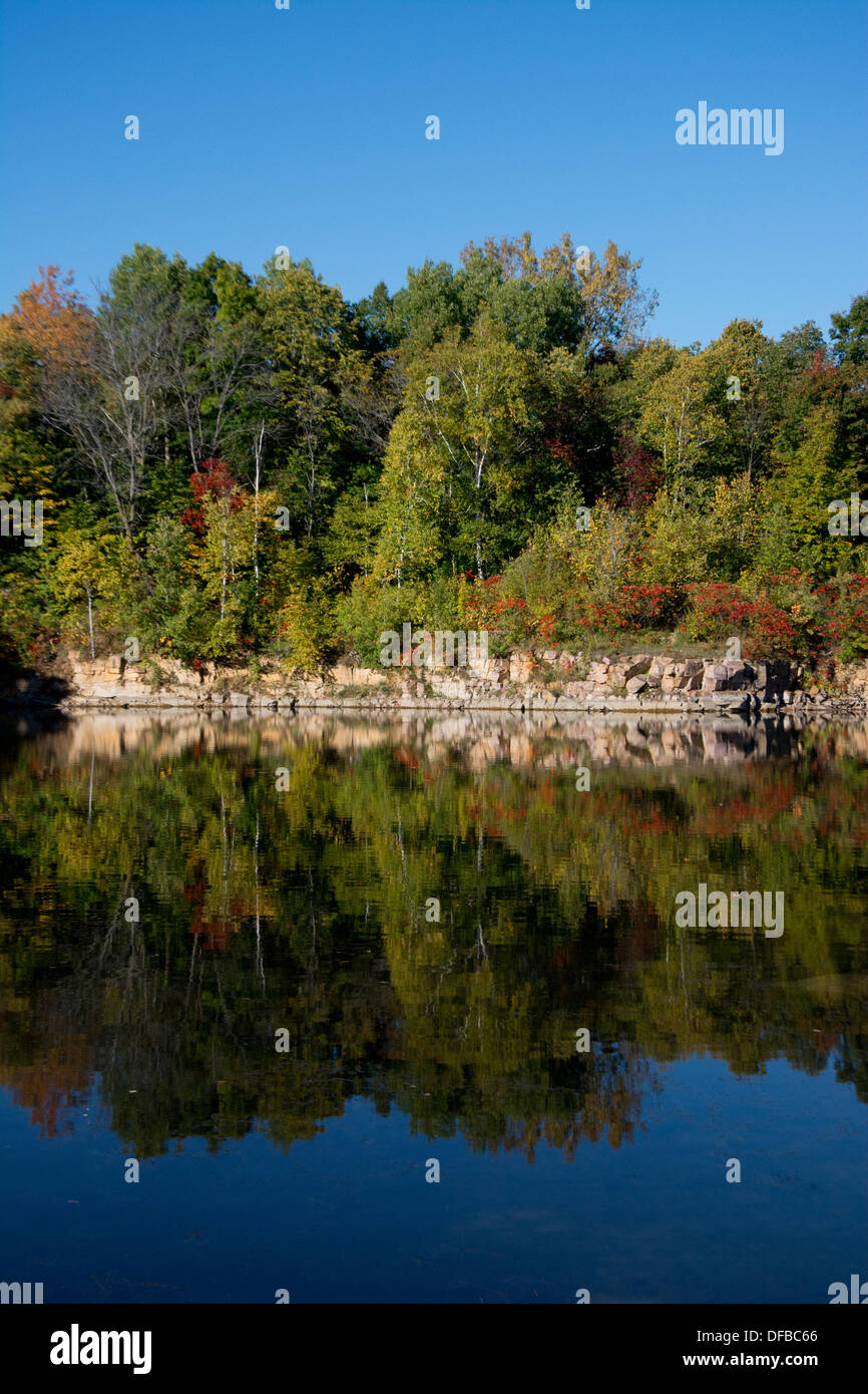 An abandoned rock quarry in Vaudreuil, Quebec Stock Photo - Alamy