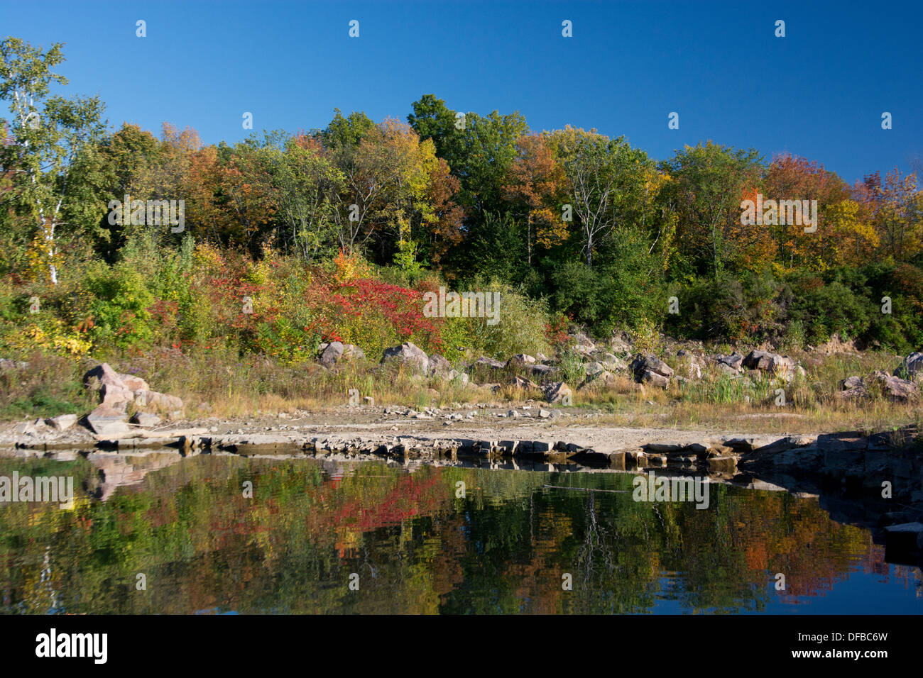 An abandoned rock quarry in Vaudreuil, Quebec Stock Photo - Alamy