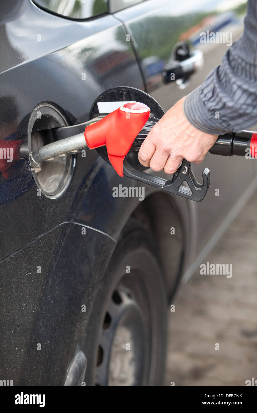 Motor oil refilling hi-res stock photography and images - Alamy