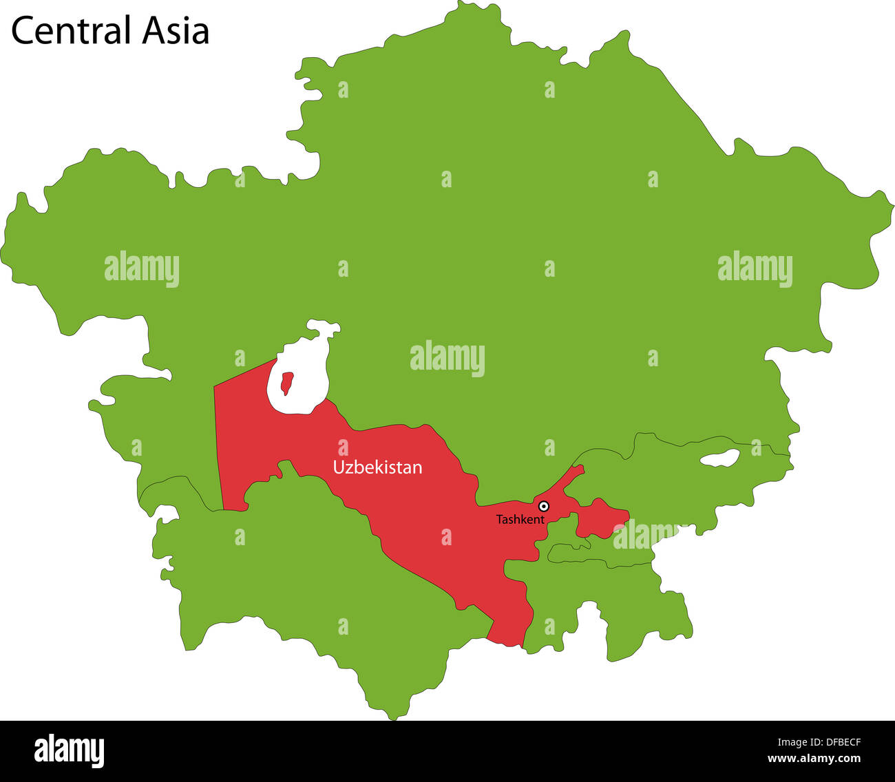 Tashkent map hi-res stock photography and images - Alamy