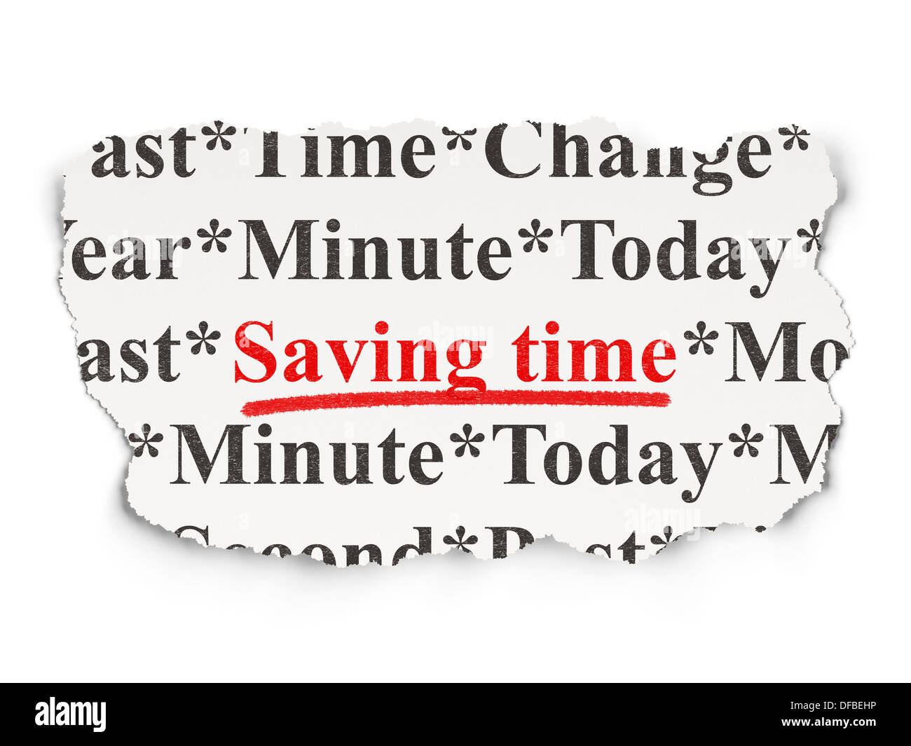 Time concept: Saving Time on background Stock Photo - Alamy