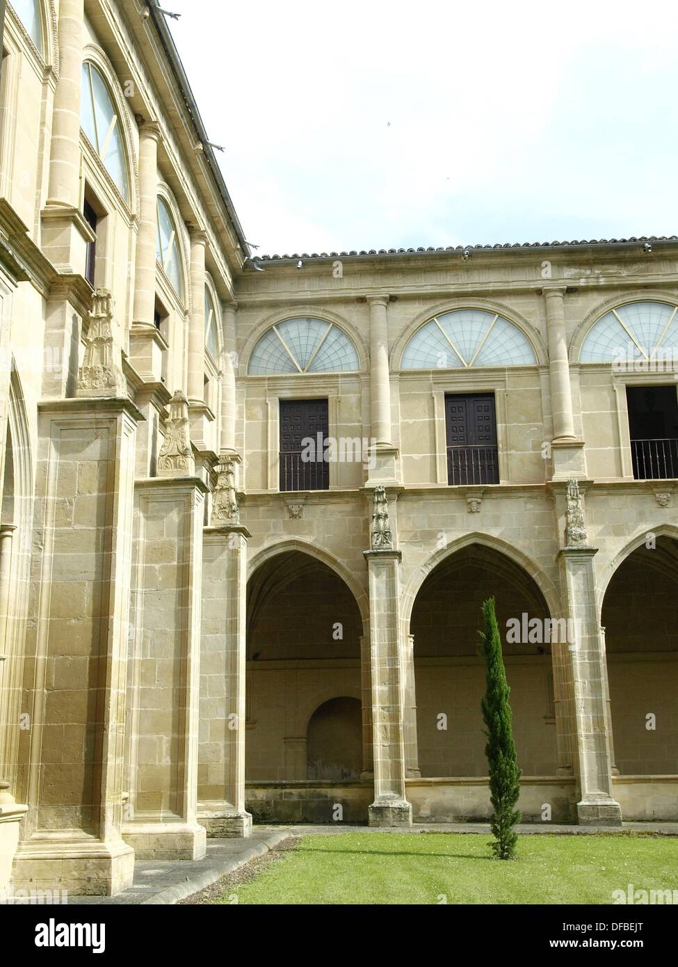 the monastery of Yuso, the place where spanish language was born Stock ...