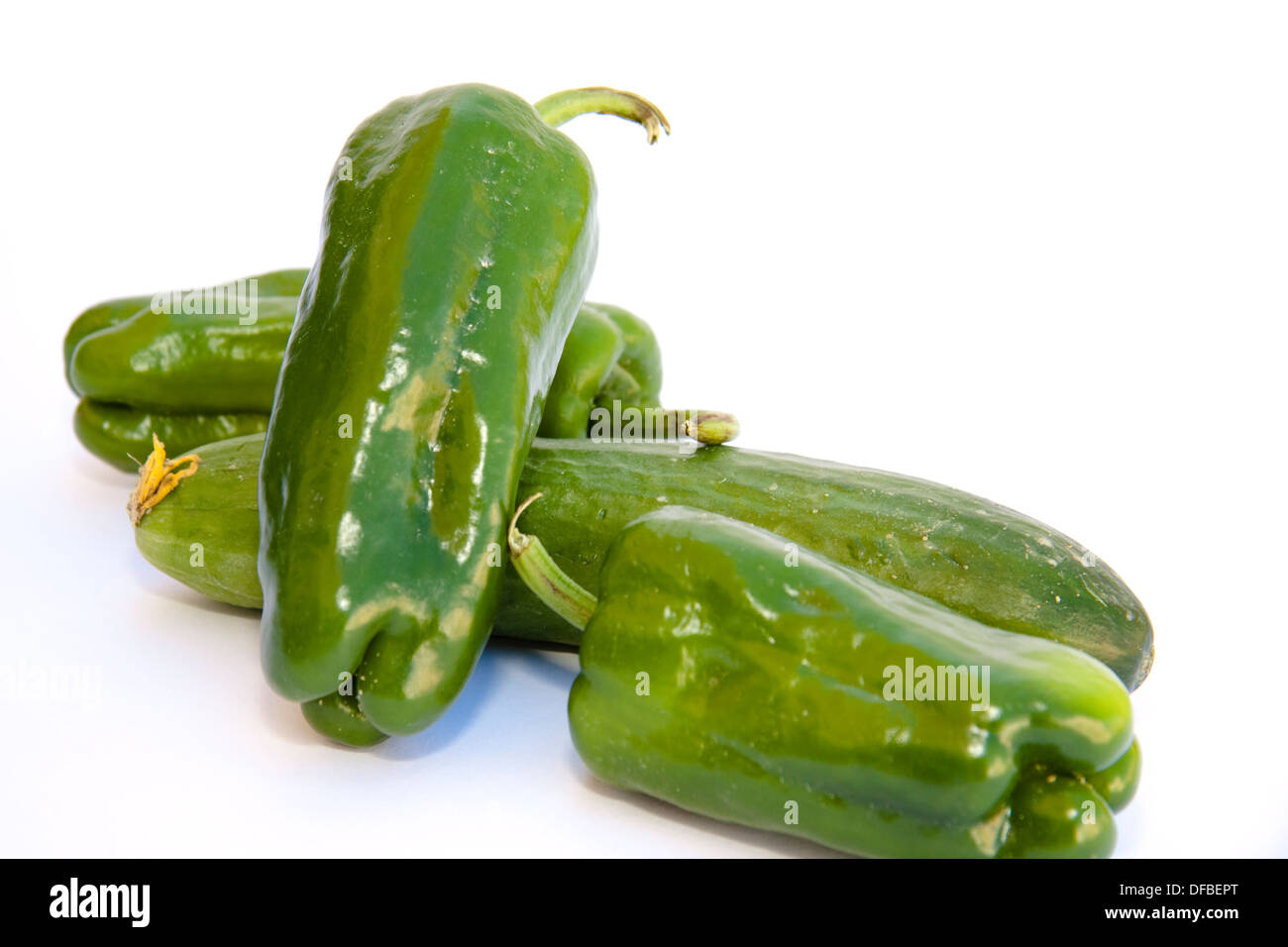 Green paprika sheets Stock Photo - Alamy