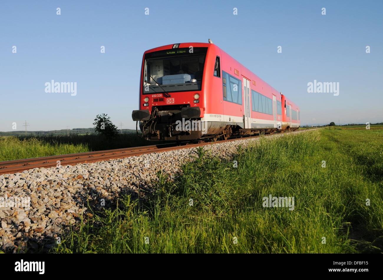 Deutsche Bahn regional train Stock Photo - Alamy