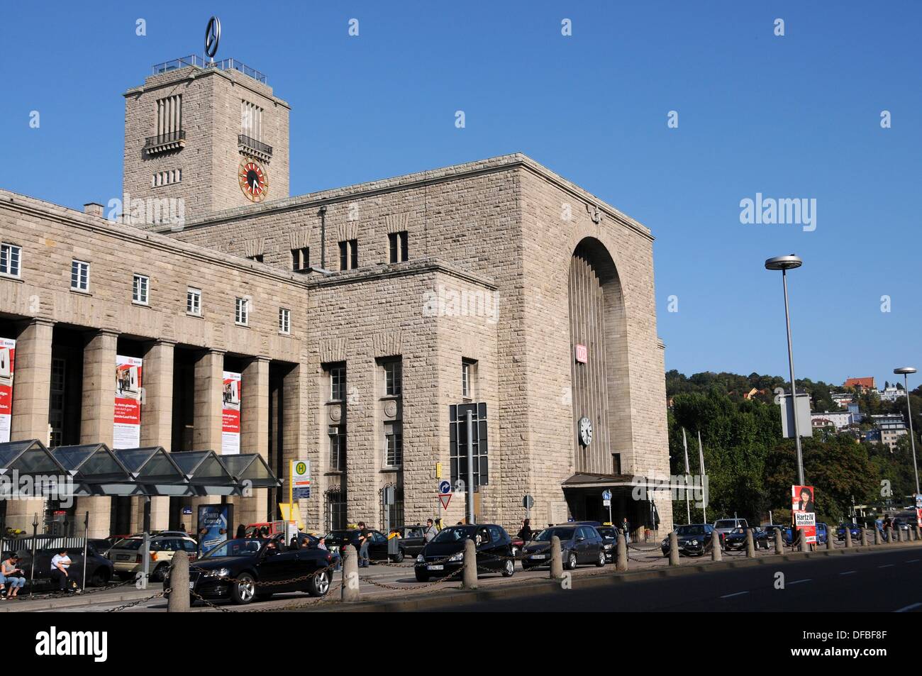 Historic building of the Stuttgart main station Stock Photo - Alamy