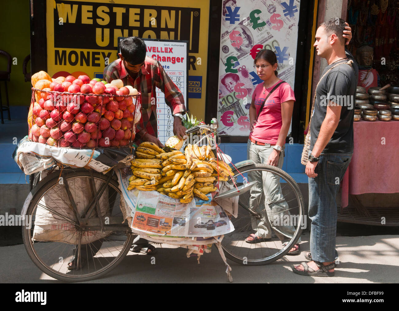Fruit vendor in kathmandu hi-res stock photography and images - Alamy