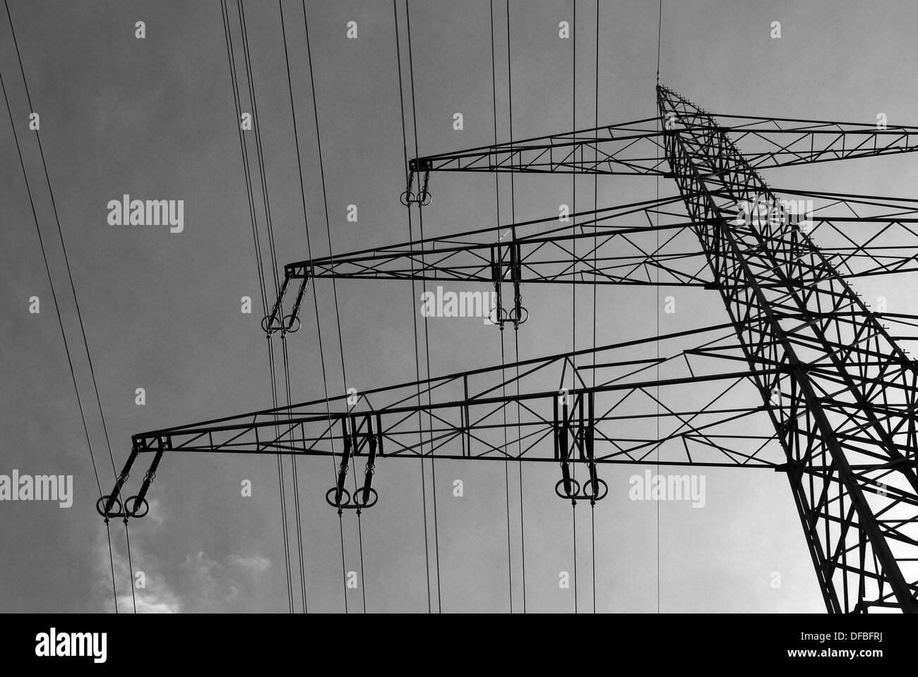 High voltage color Black and White Stock Photos & Images - Alamy