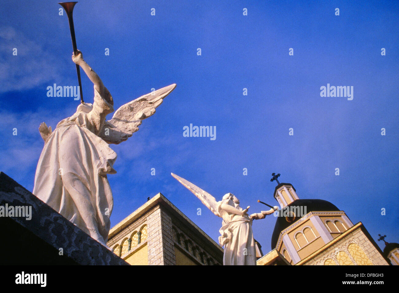Two angels praying hi-res stock photography and images - Alamy
