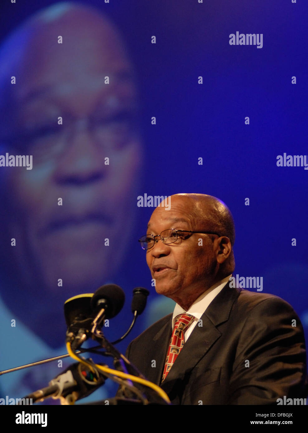 President African National Congress Jacob Zuma addresses Durban Chamber ...